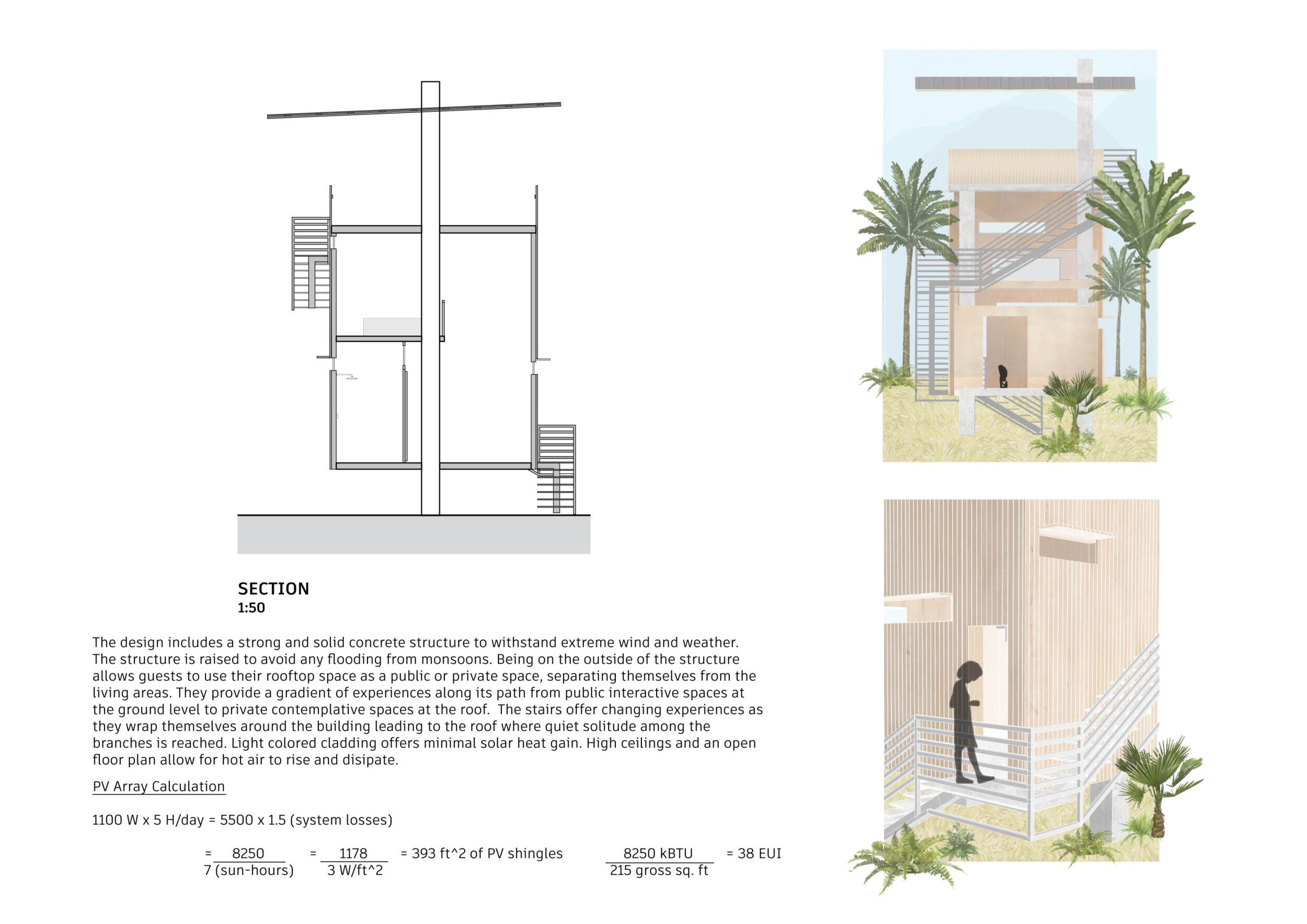 Architecture project // Macropcarpa Cladding and Adaptive Shade ...