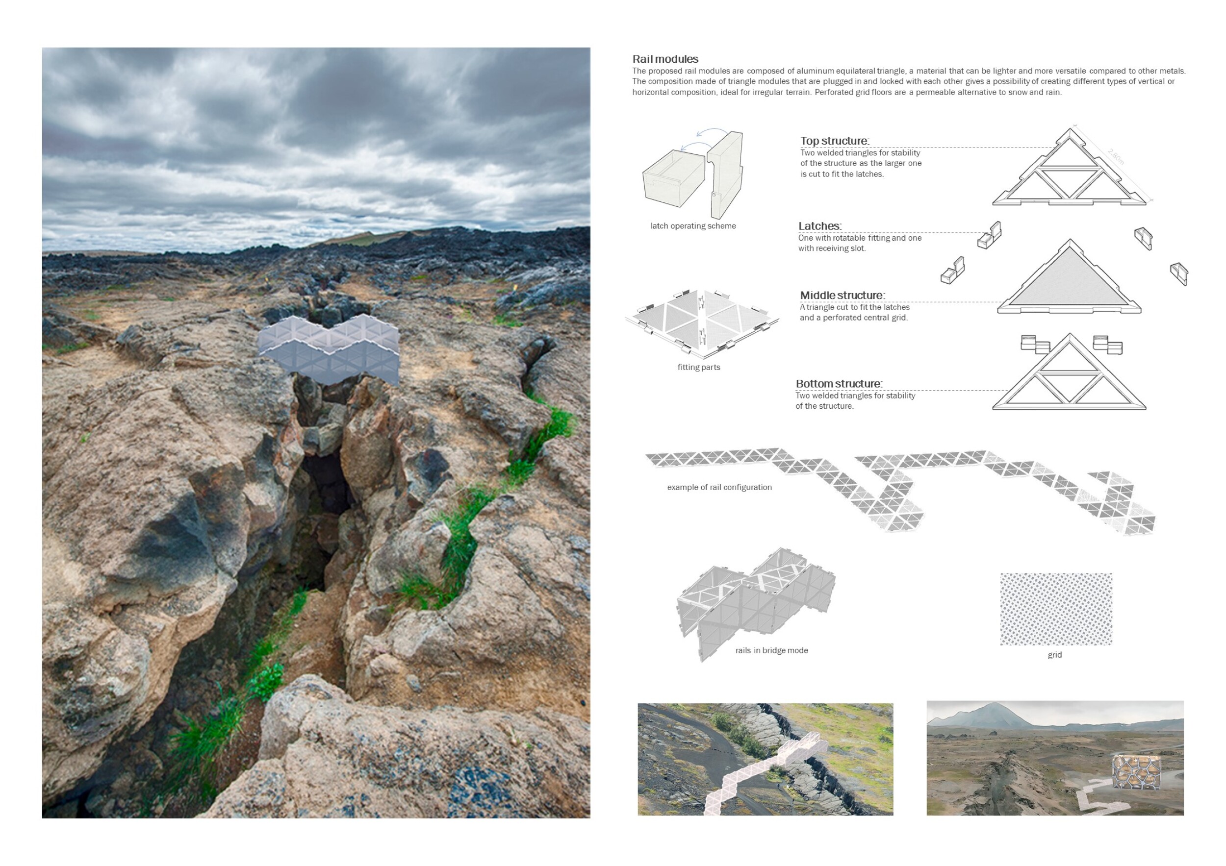 Architecture project // White Steel Structure Overlooking Tectonic ...