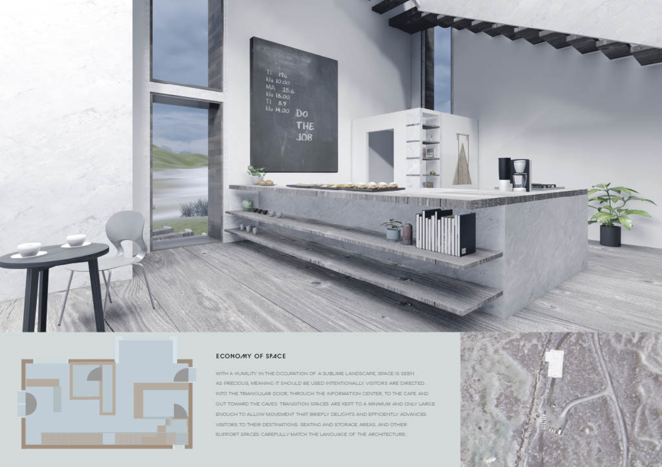 Architecture project // Stone Extrusions and Triangular Forms Elevating ...