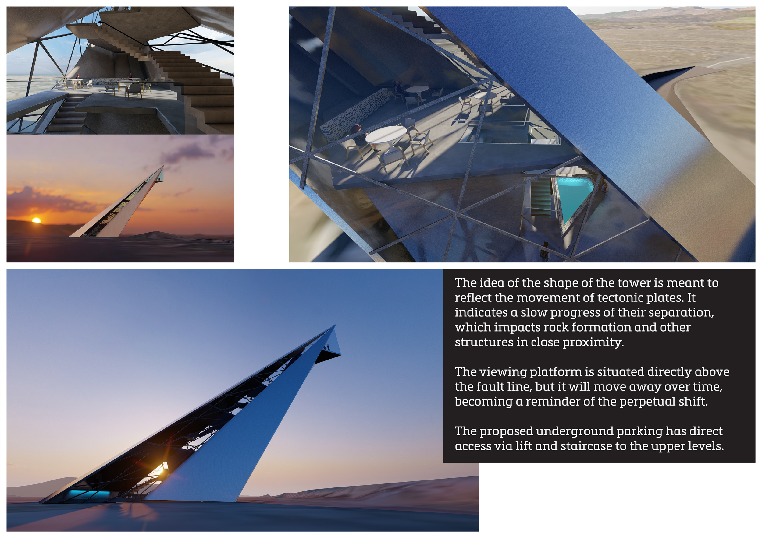 Architecture project // Reflective Towers and Underground Energy: a ...
