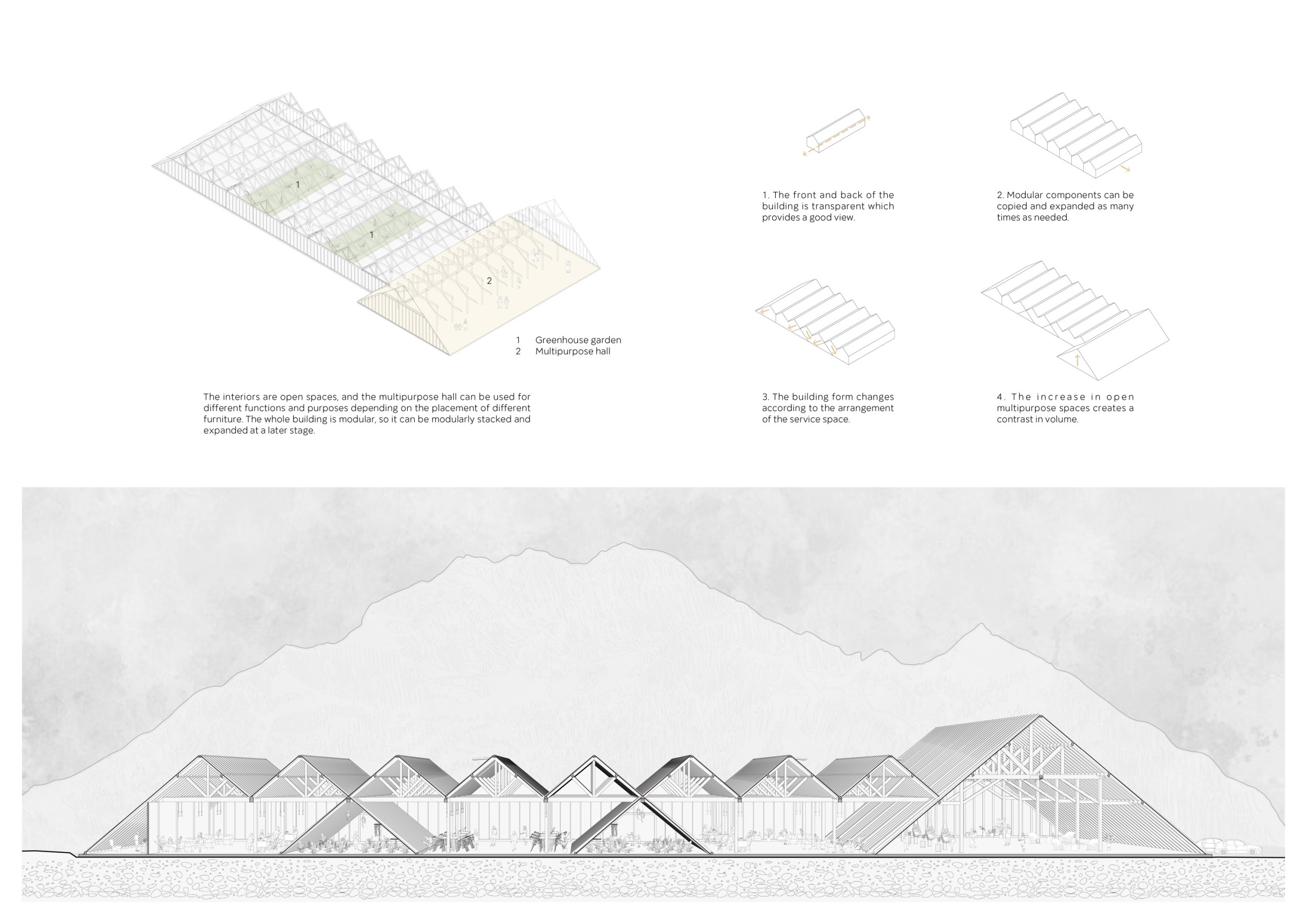 Architecture project // Seamless Transparency and Natural Wood ...