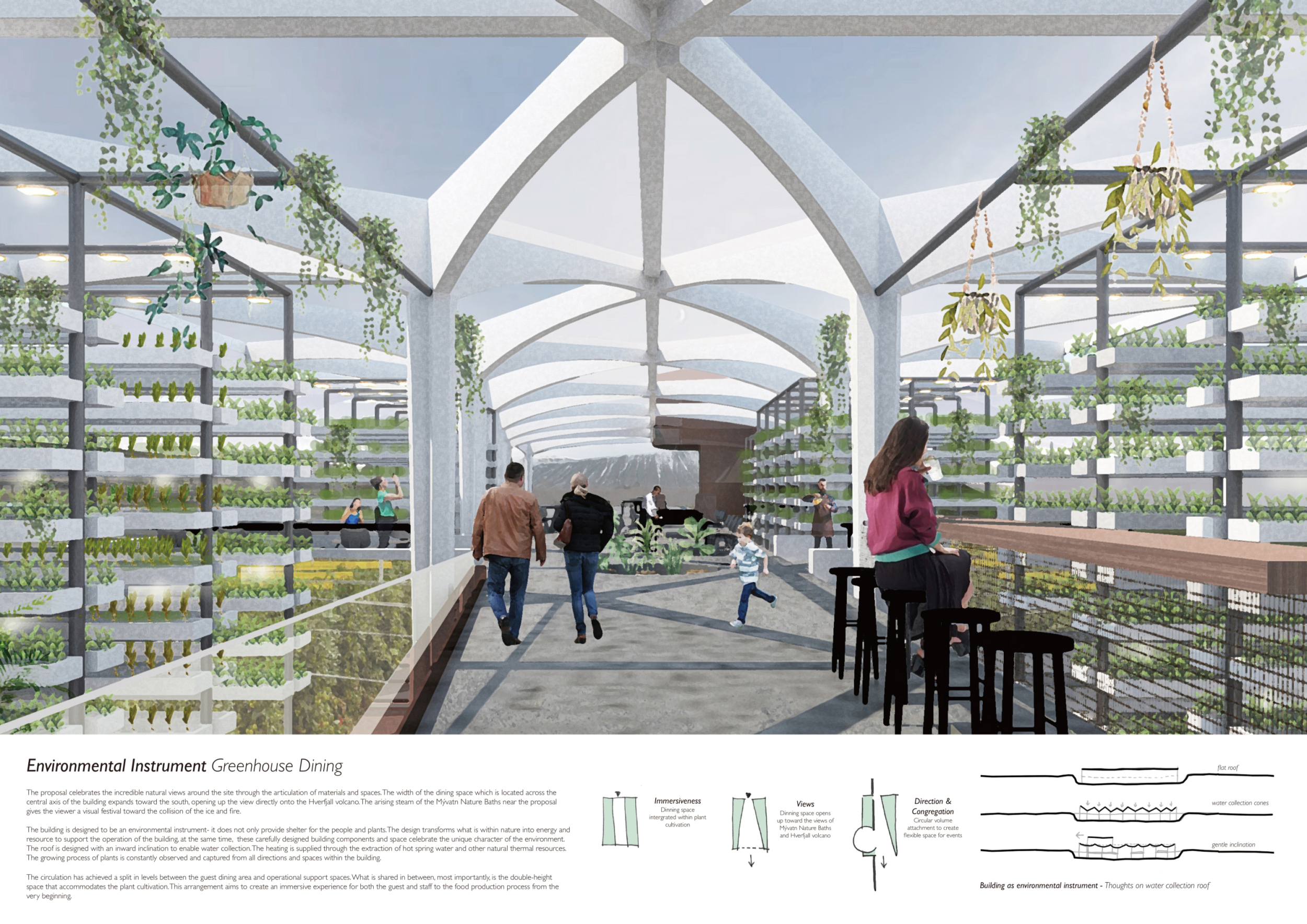 Architecture project // Plant-Cultivating Spaces Overlooking Hverfjall ...
