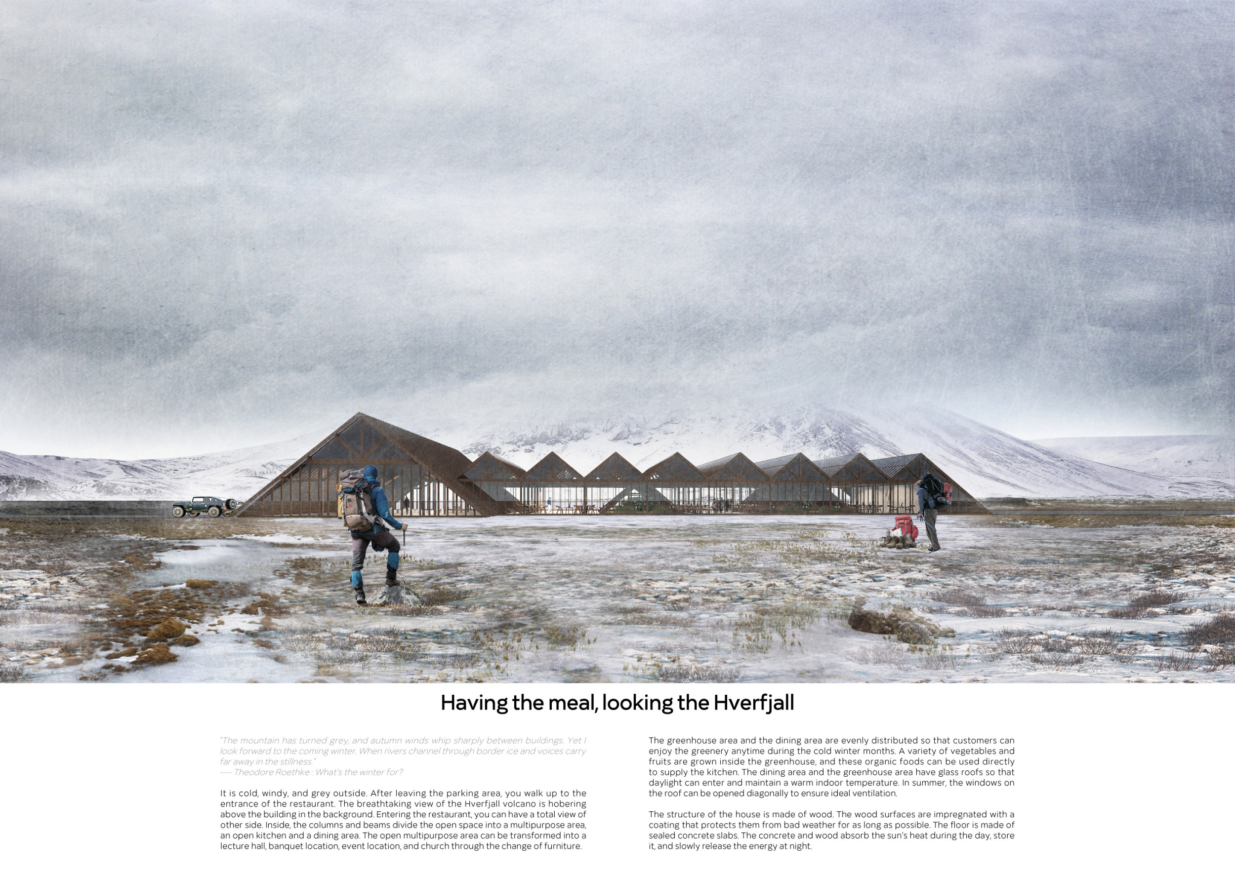 Architecture project // Seamless Transparency and Natural Wood ...