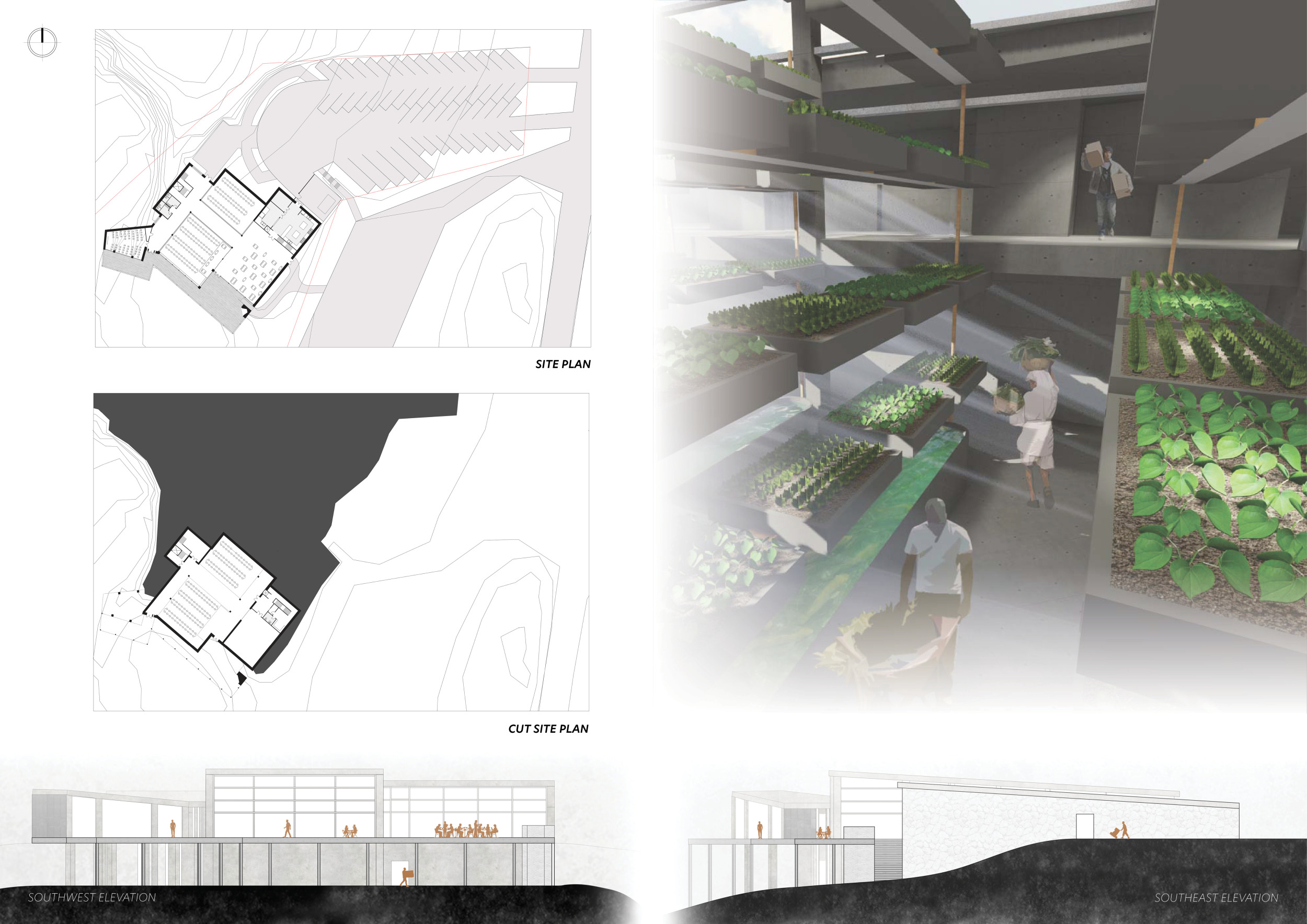 Architecture project // Volcanic Basalt and Aquaponic Systems Embrace ...