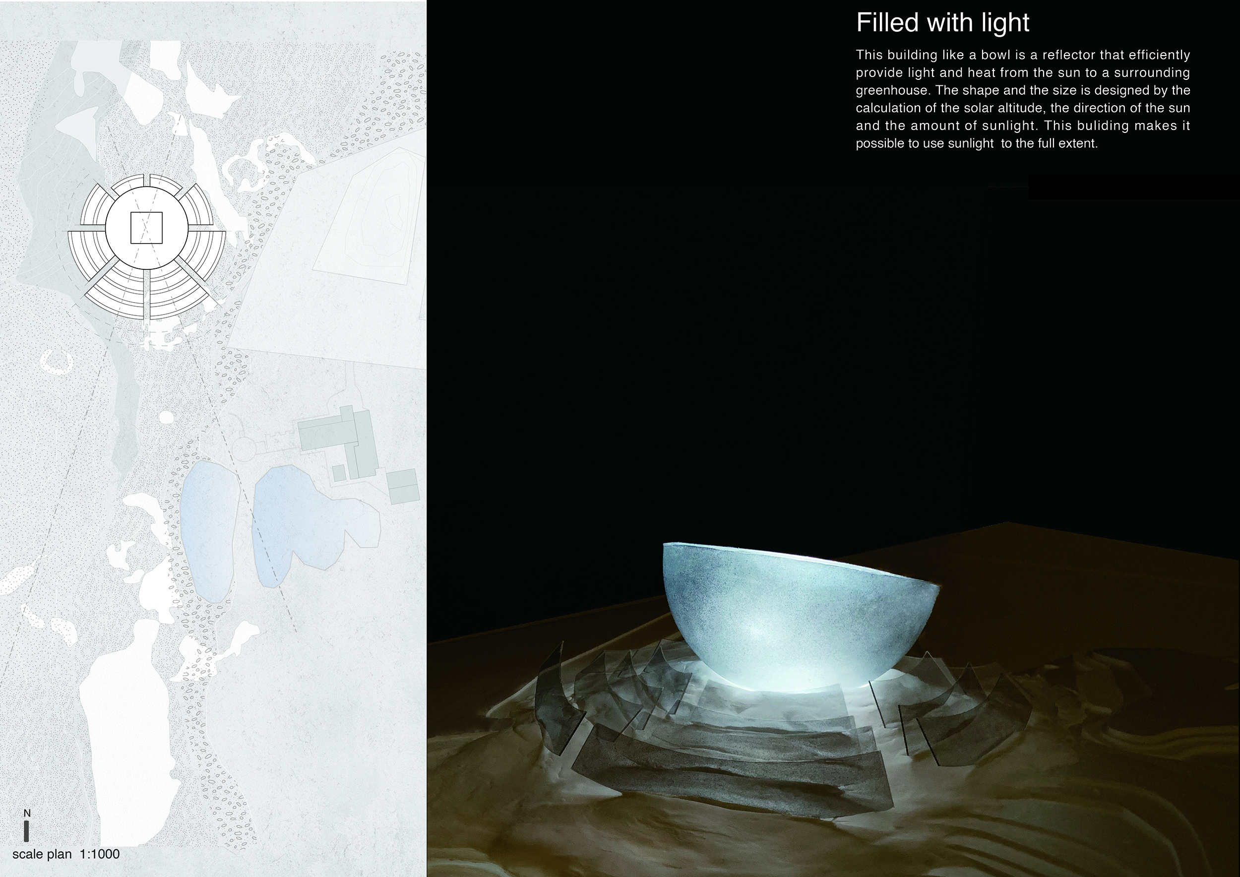 Architecture project // Bowl-Shaped Reflector Enhancing Natural Light ...