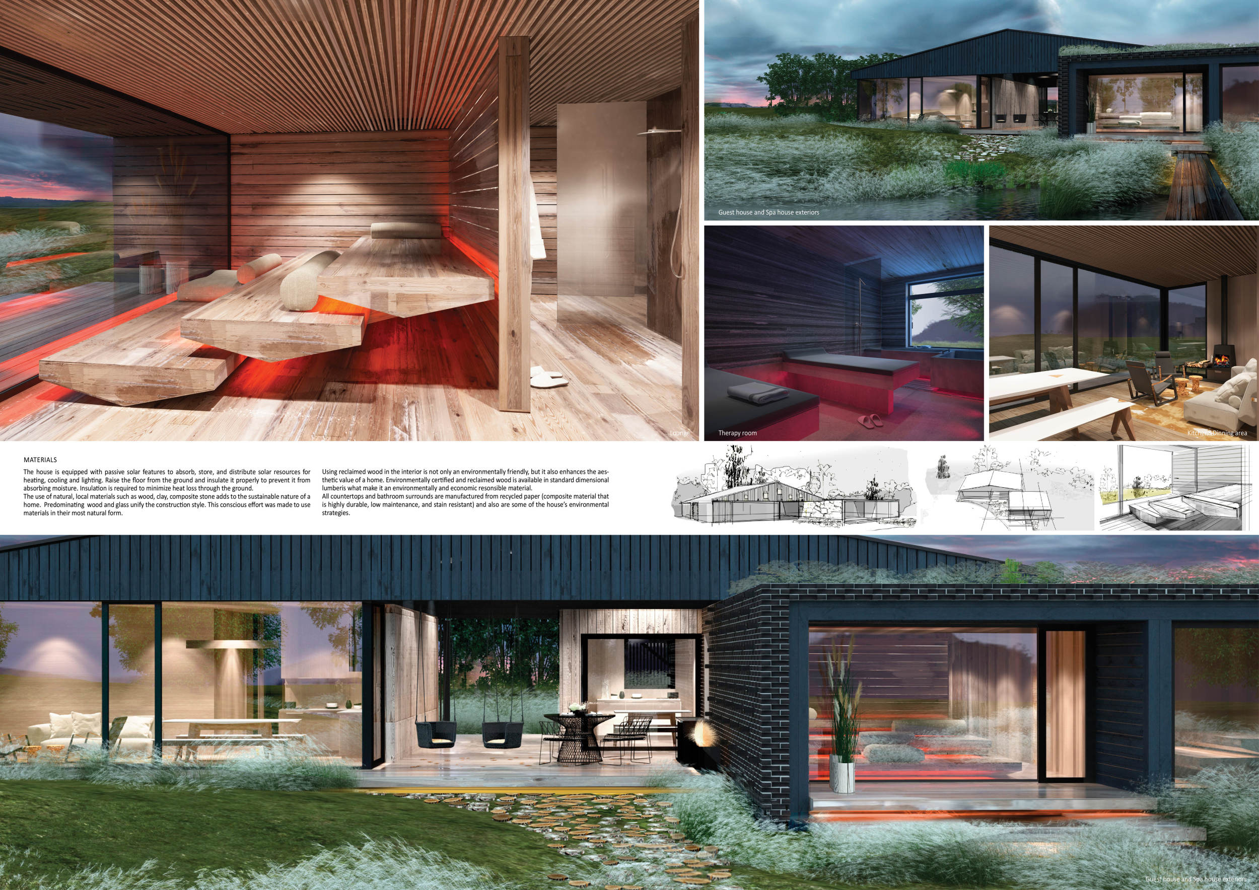 Architecture project // Clay Brickwork and Green Roofs in a Sustainable ...