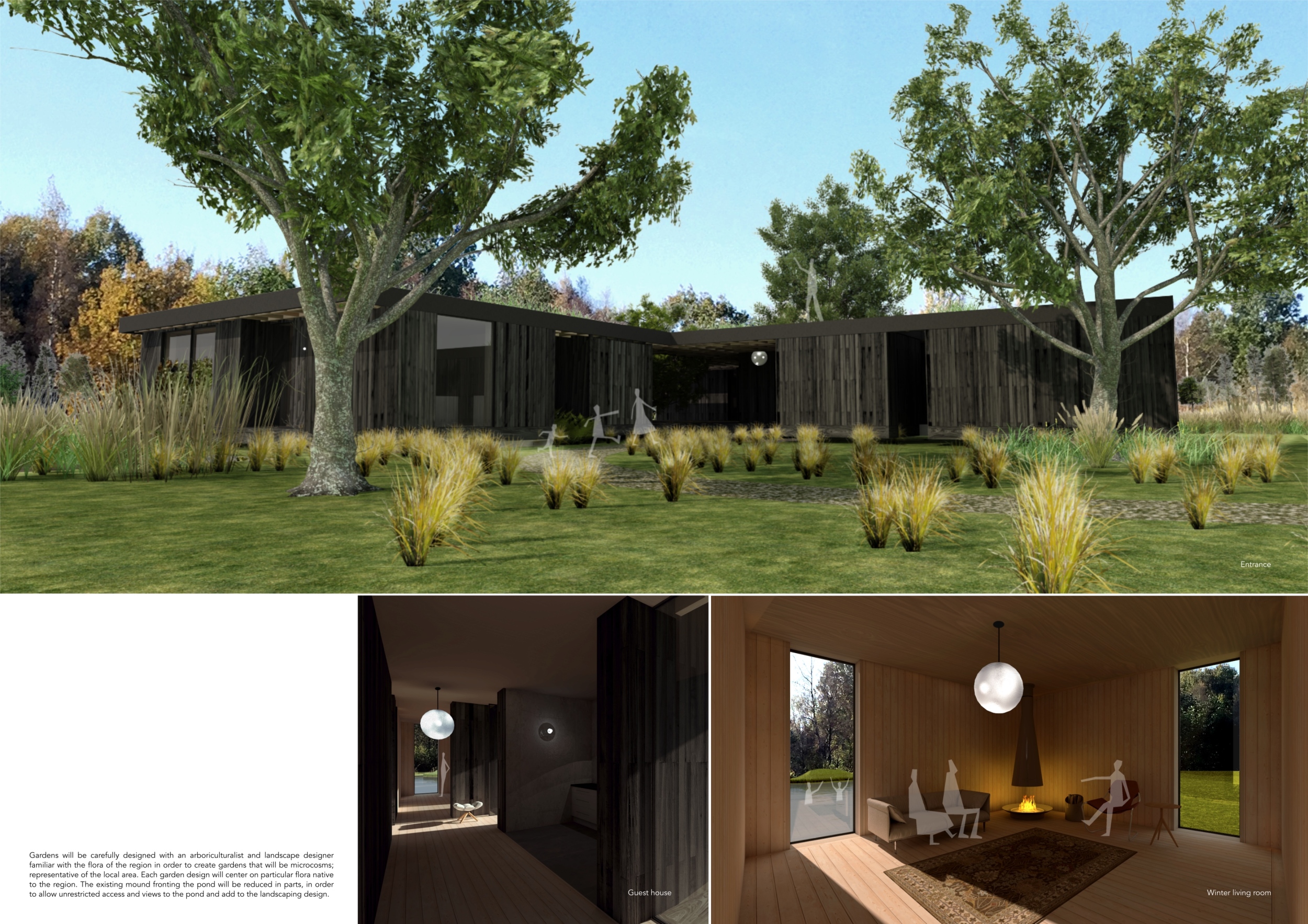 Architecture project // Charred Wooden Shingles and Cross-Laminated ...