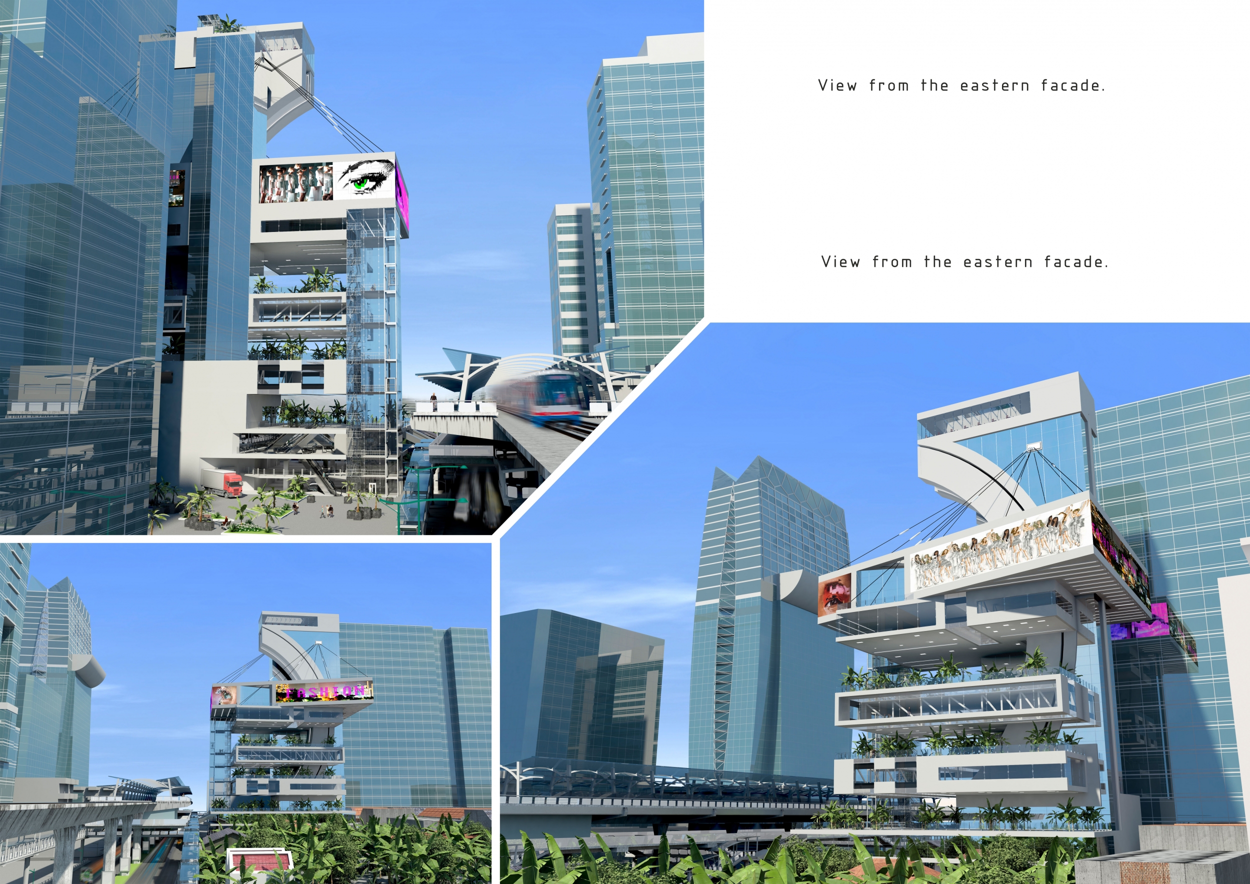 Architecture project // Transparent Cantilevers and Glass Facades ...