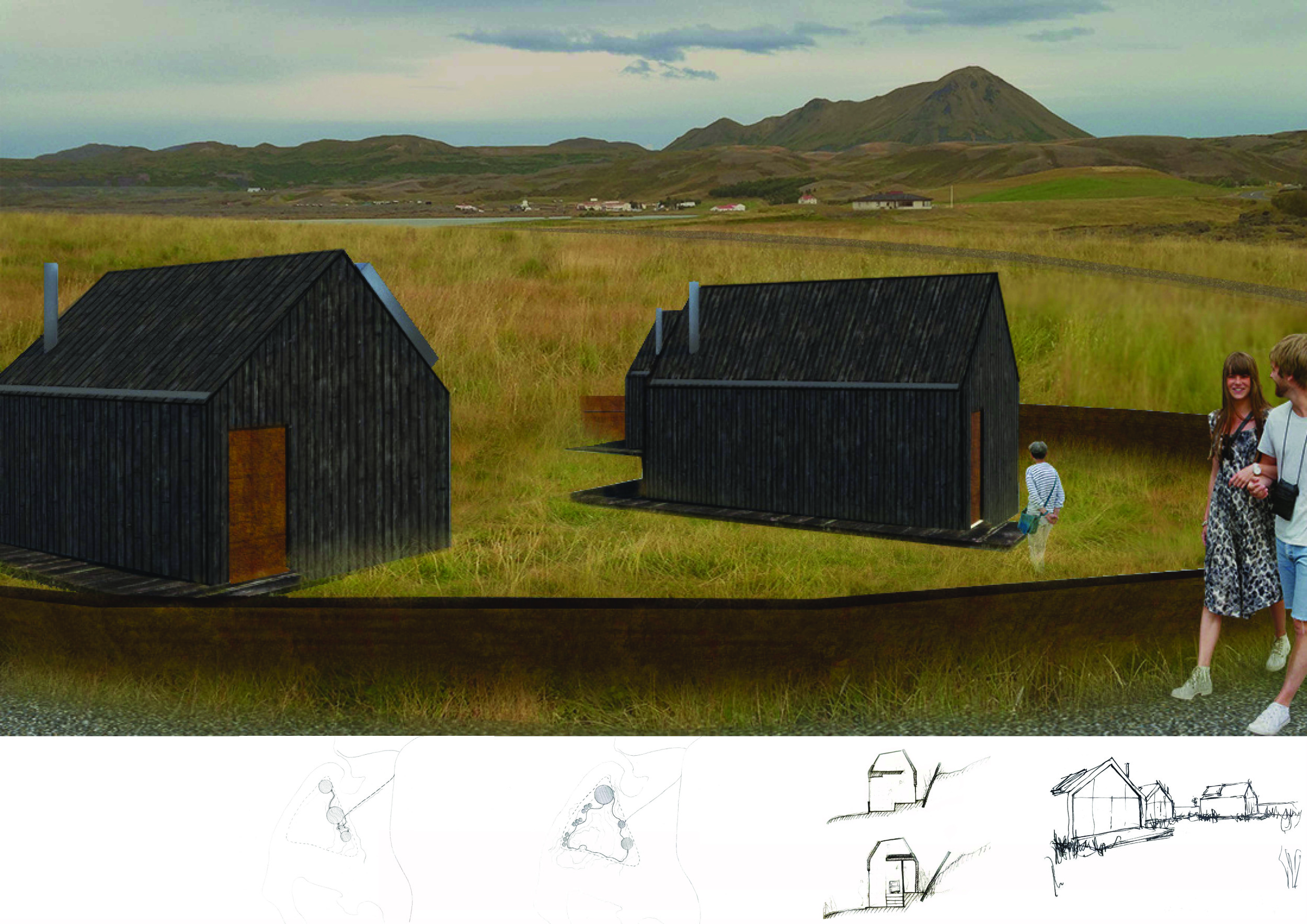 Architecture project // Skylit Cabins Crafted from Local Timber Within ...