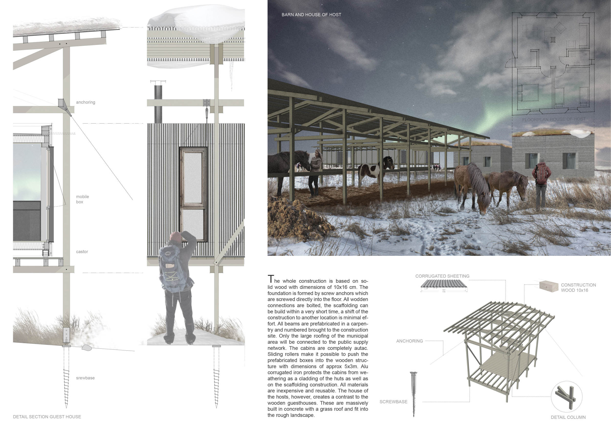 Architecture project // Elevated Cabins with Panoramic Views Crafted ...