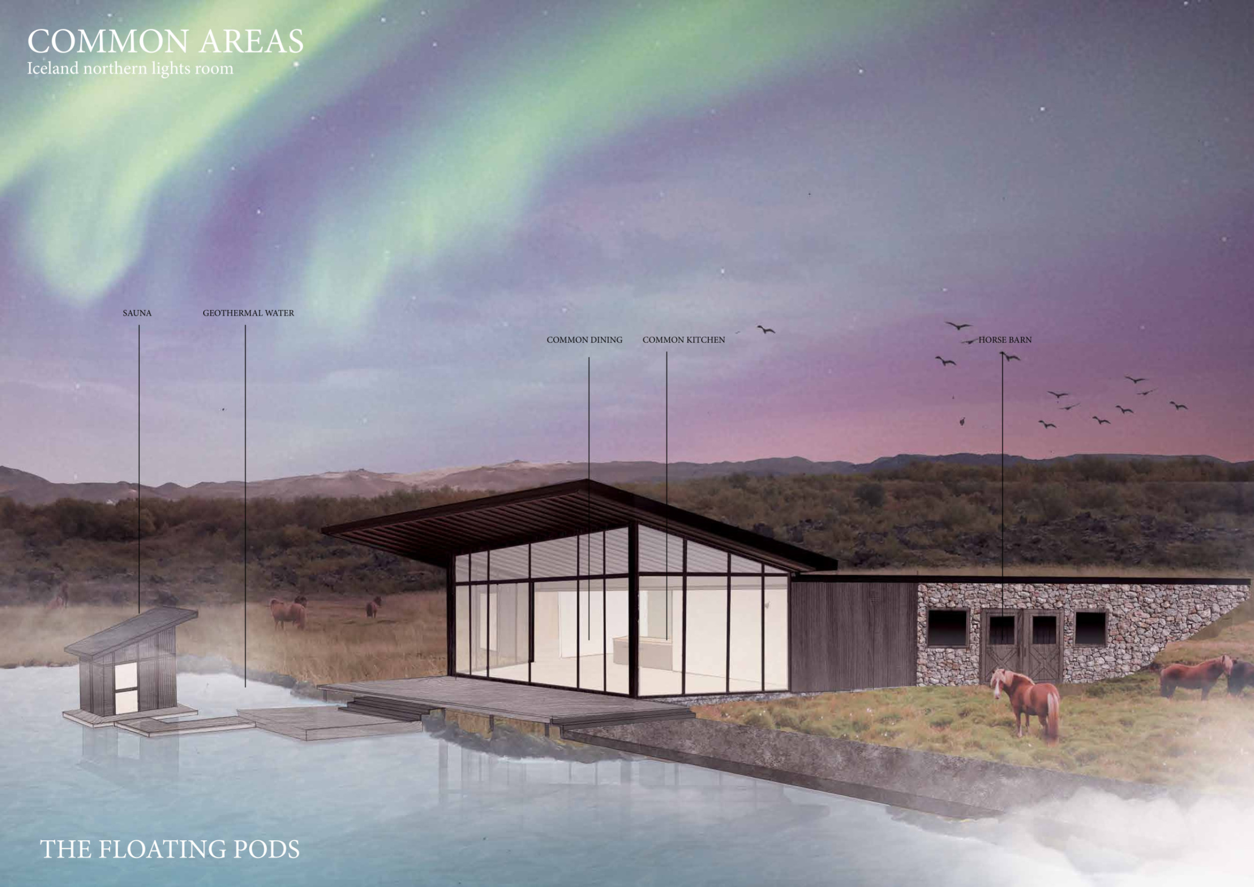 Architecture project // Floating Structures Featuring Local Stone and ...