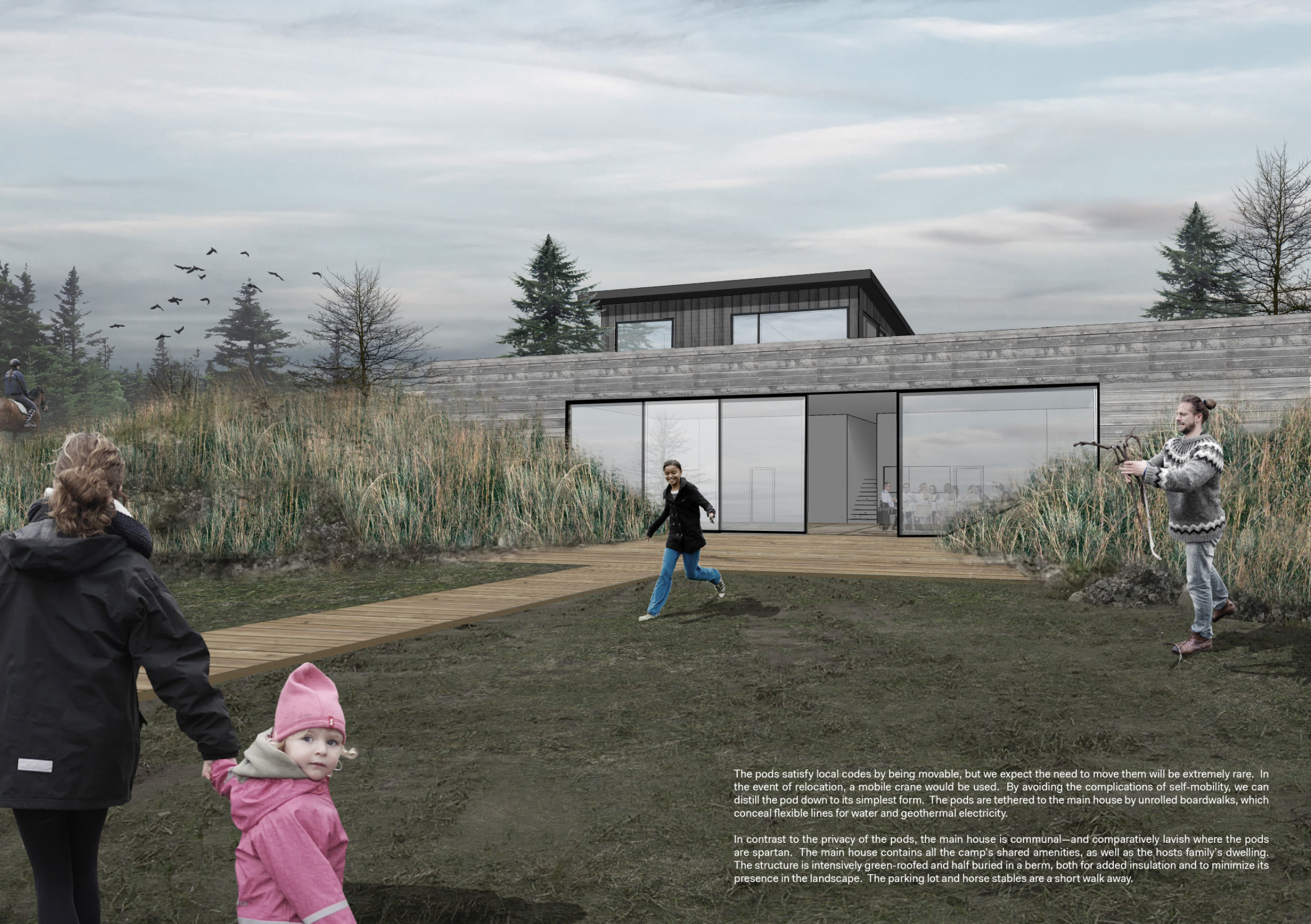 Architecture project // Repurposed Concrete Pods with Cork Insulation ...