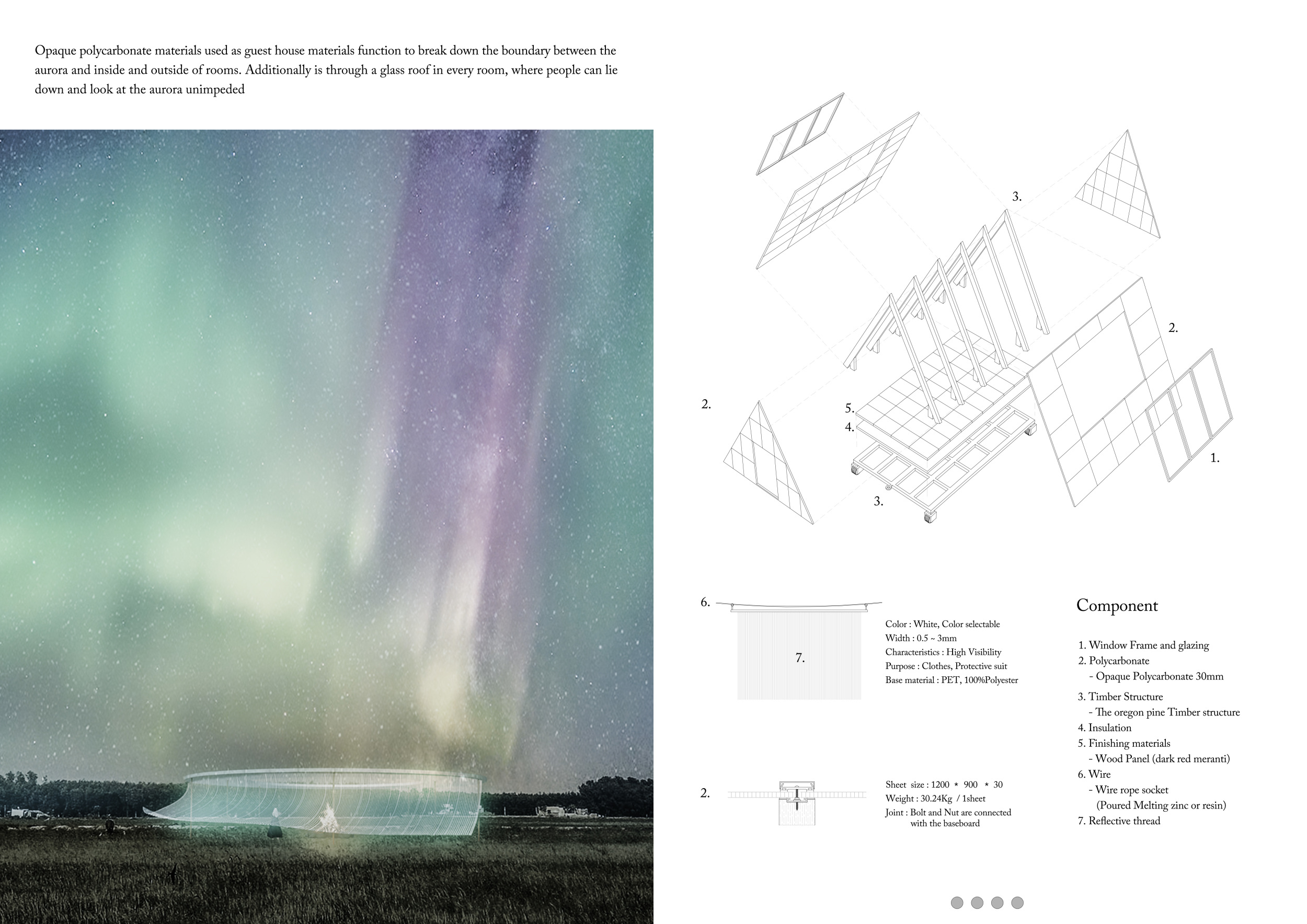 Architecture project // Reflective Threads and Opaque Polycarbonate ...