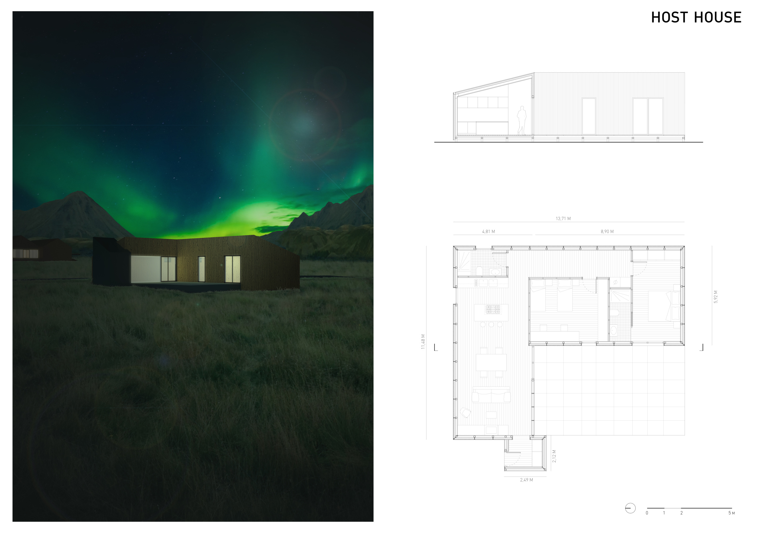 Architecture project // Translucent Polycarbonate Facades and Timber ...