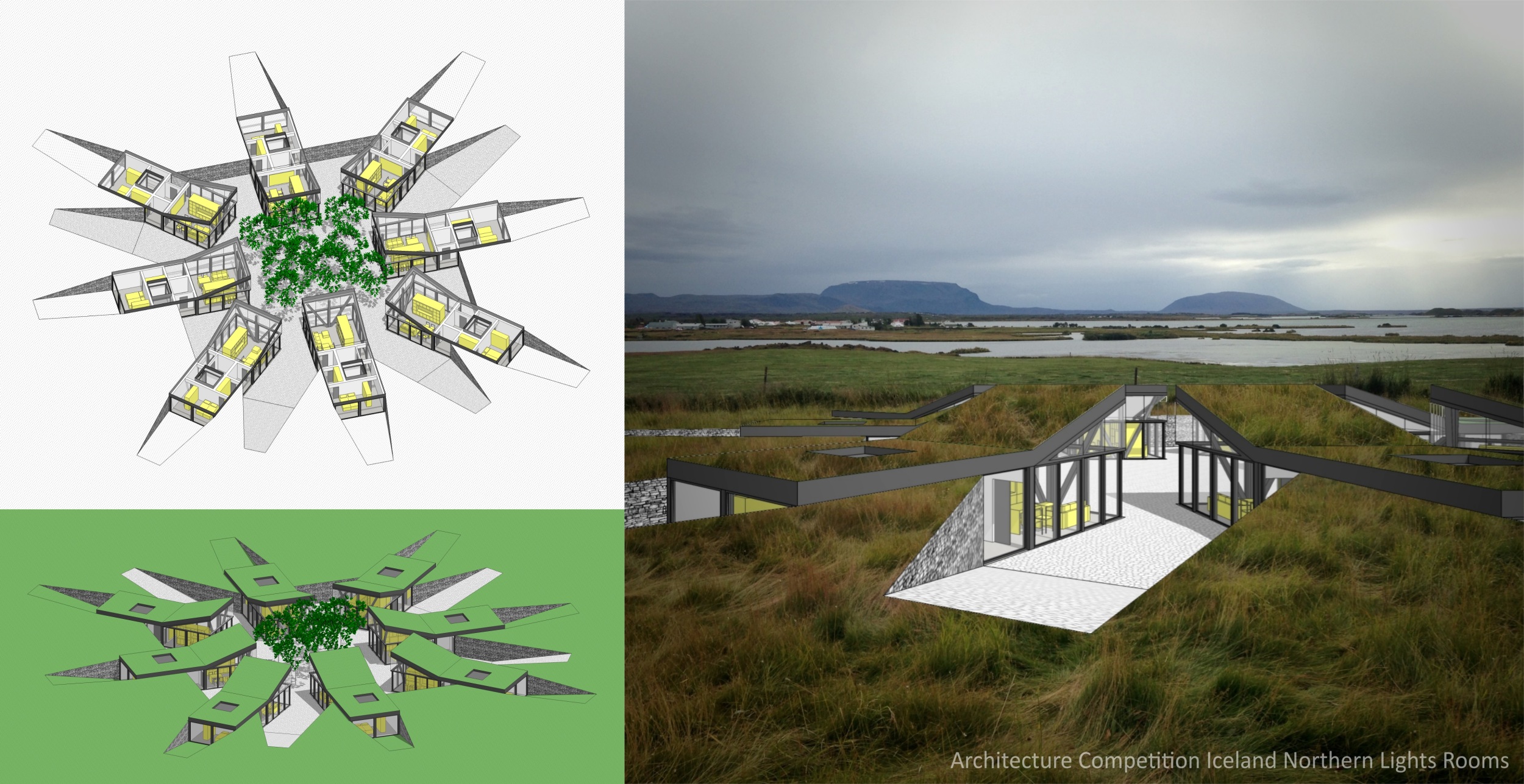 Architecture project // Elevated Observation Decks and Green Roofs ...