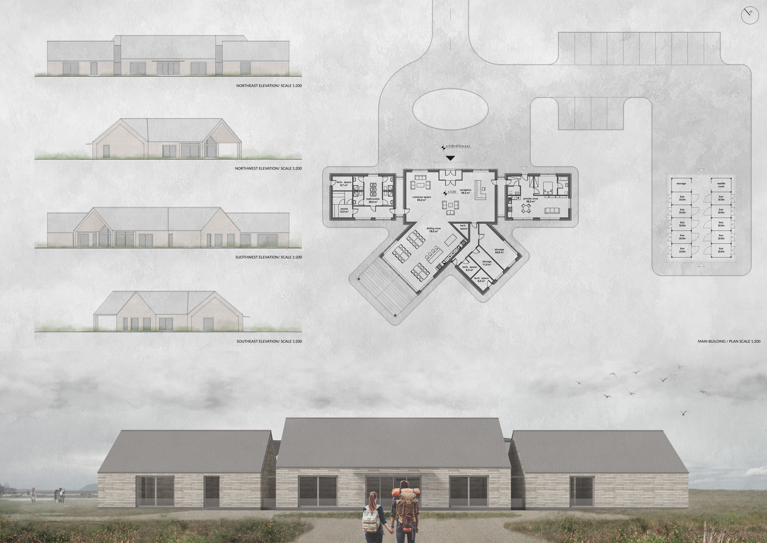 Architecture project // Elevated Stilt Structures Crafted from ...