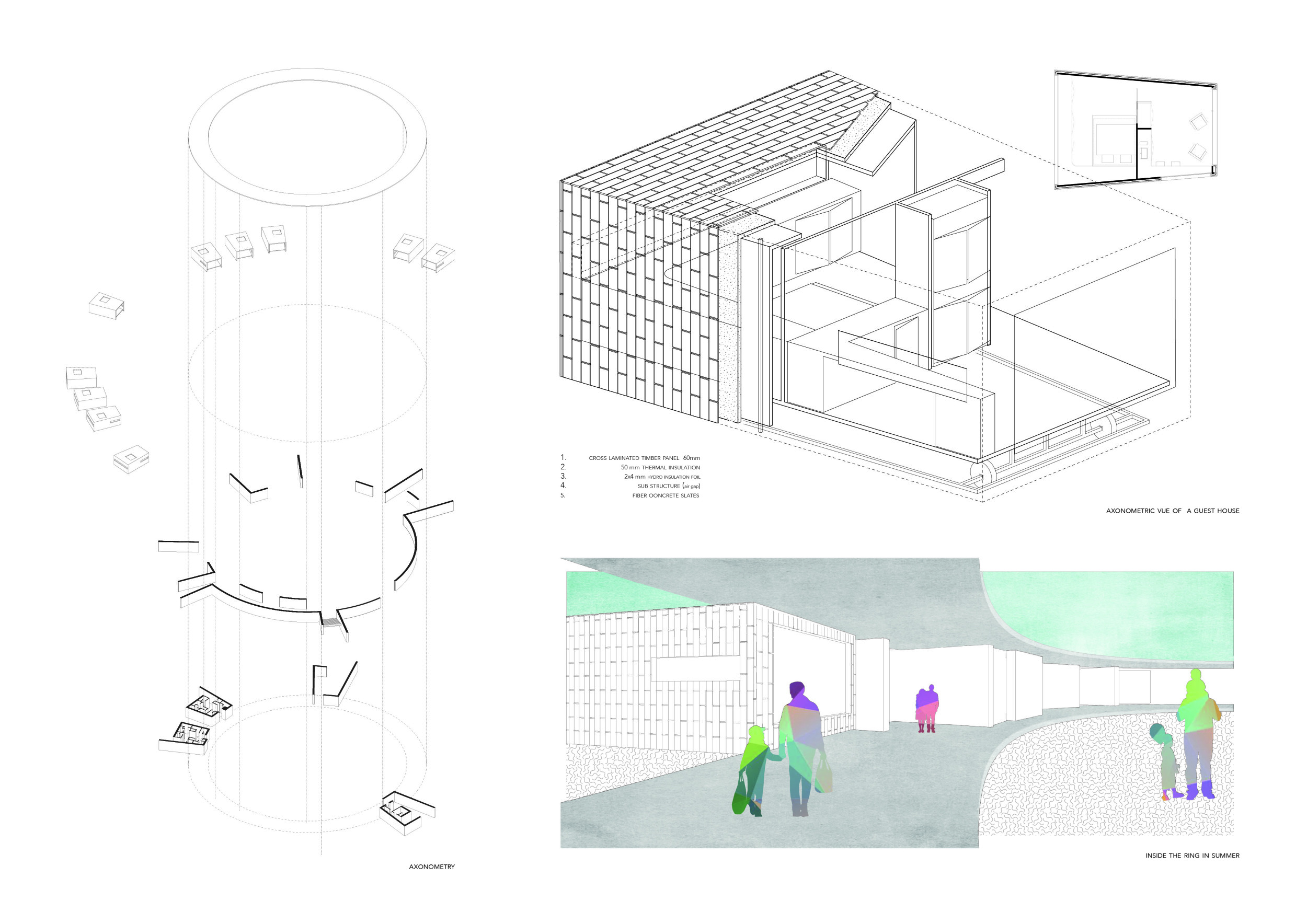Architecture project // Cross-Laminated Timber Retreat Embracing ...