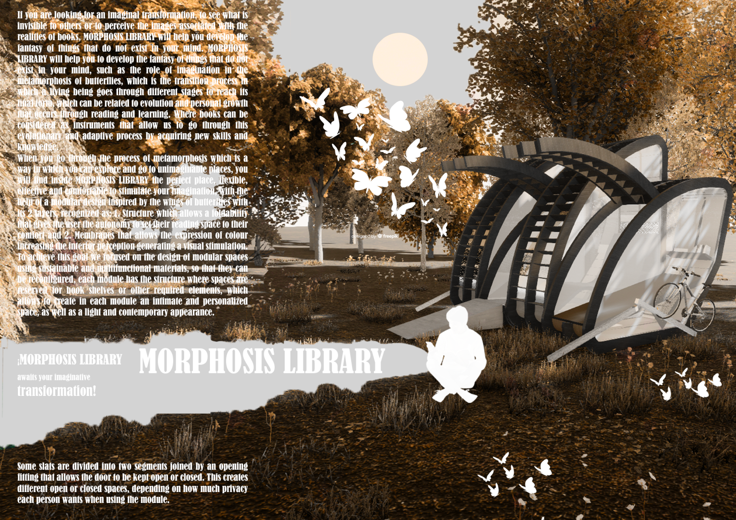 Architecture project // Sustainable Community Hub Featuring Glulam ...