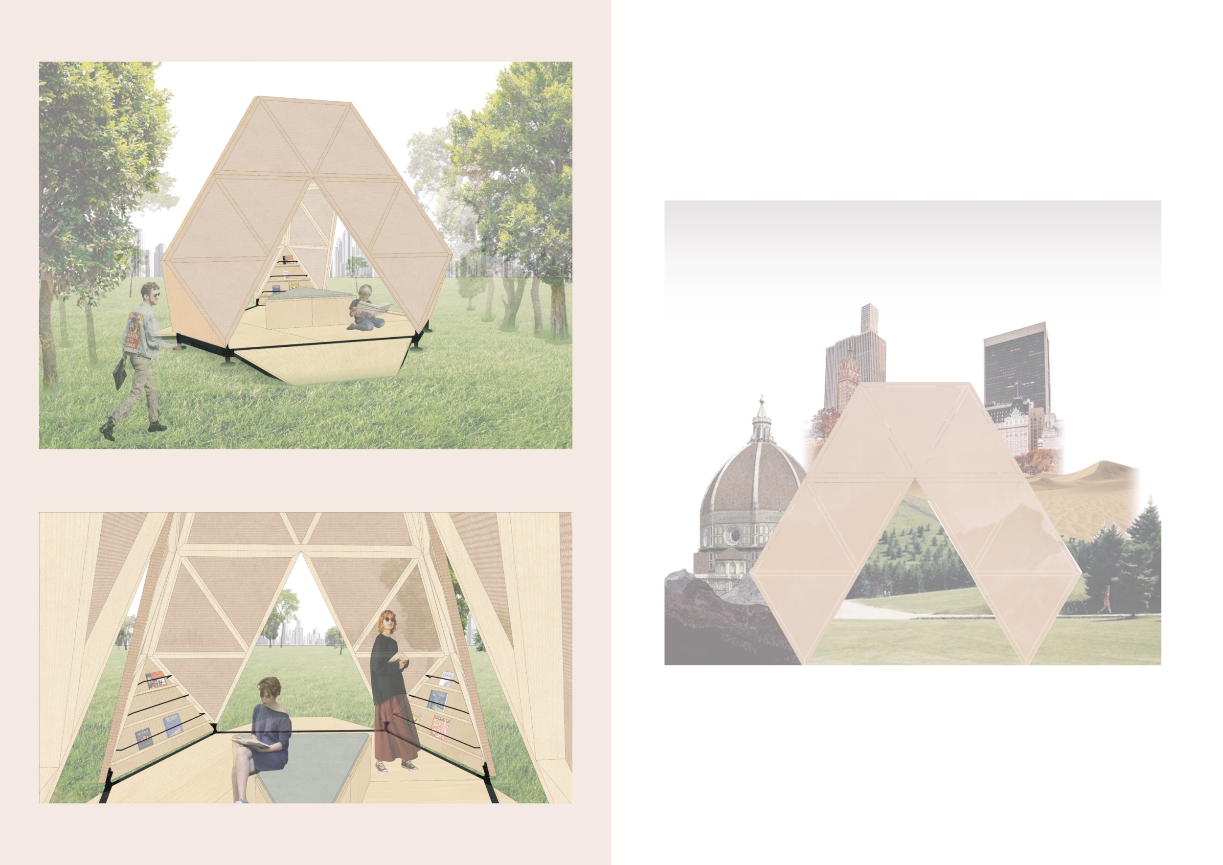 Architecture project // Translucent Canopy Constructed with Modular ...