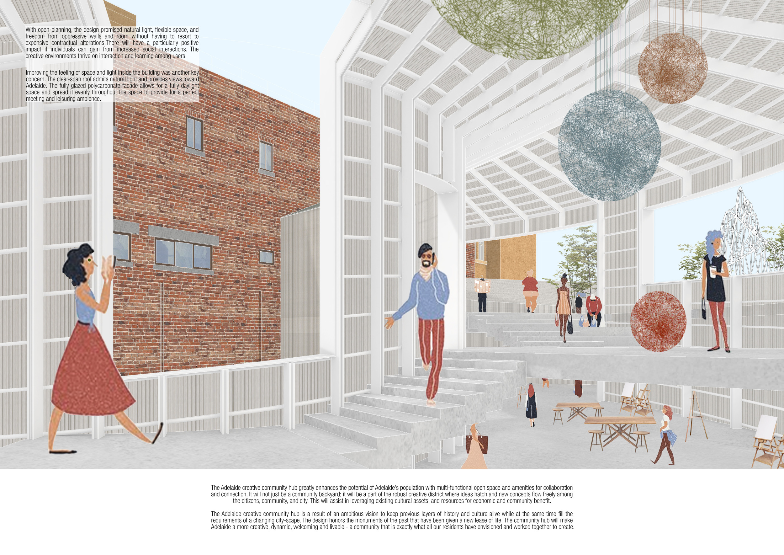 Architecture project // Translucent Polycarbonate Facade with Reclaimed ...