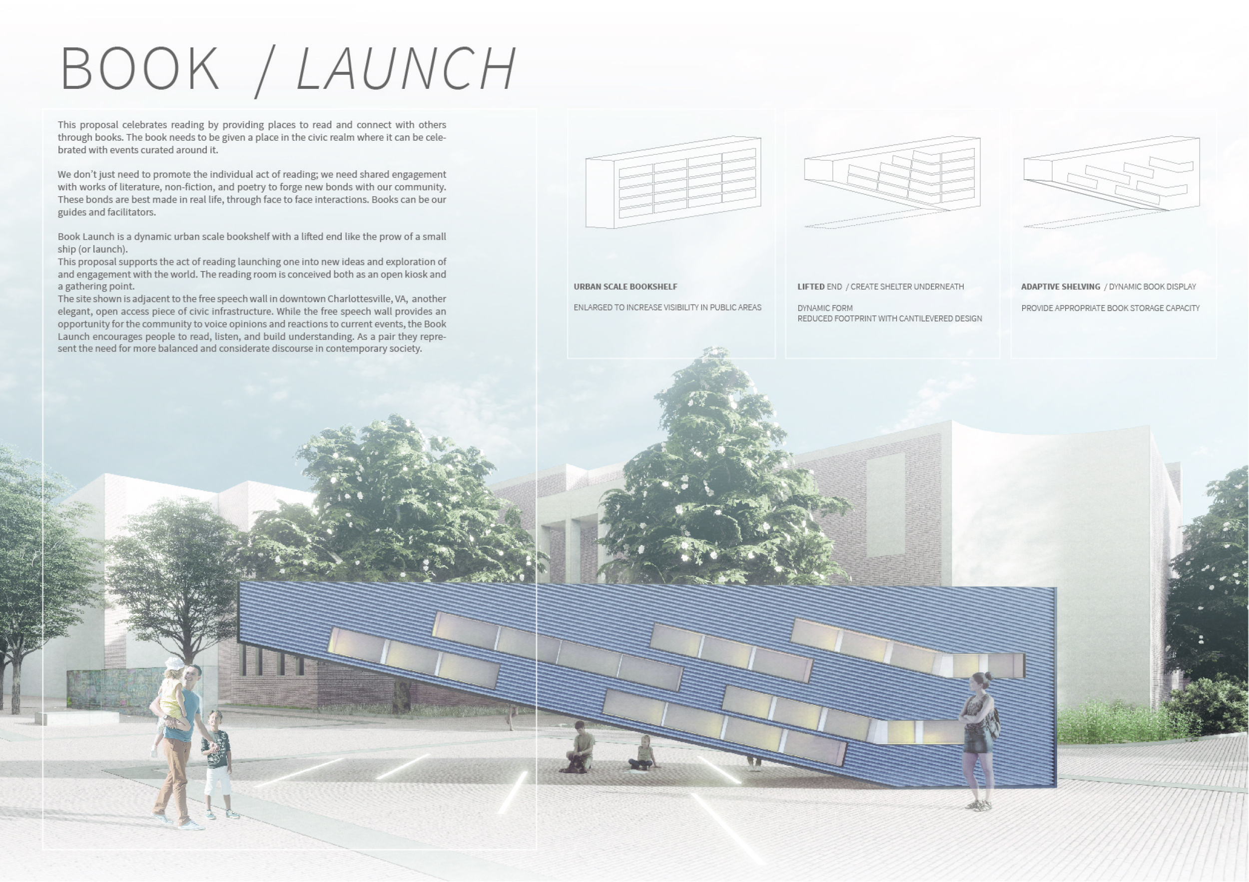 Architecture project // Cantilevered Structure of Steel and Glass ...