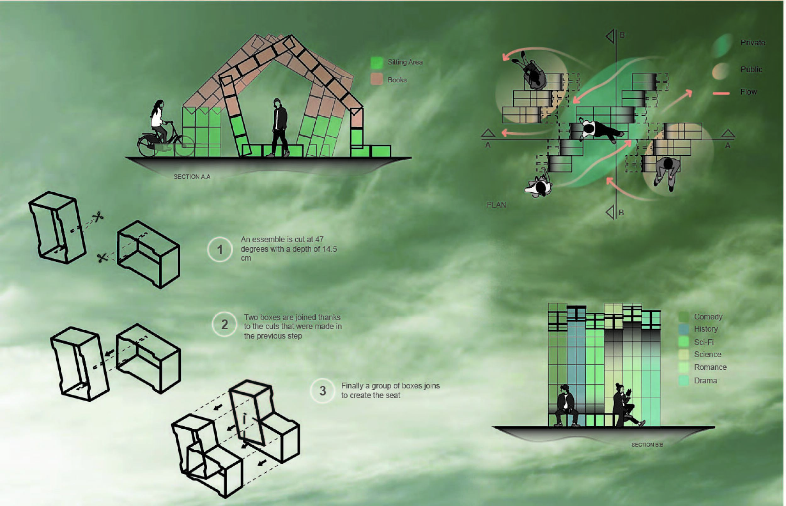 Architecture project // Modular Pavilion Crafted from Reusable Plastic ...