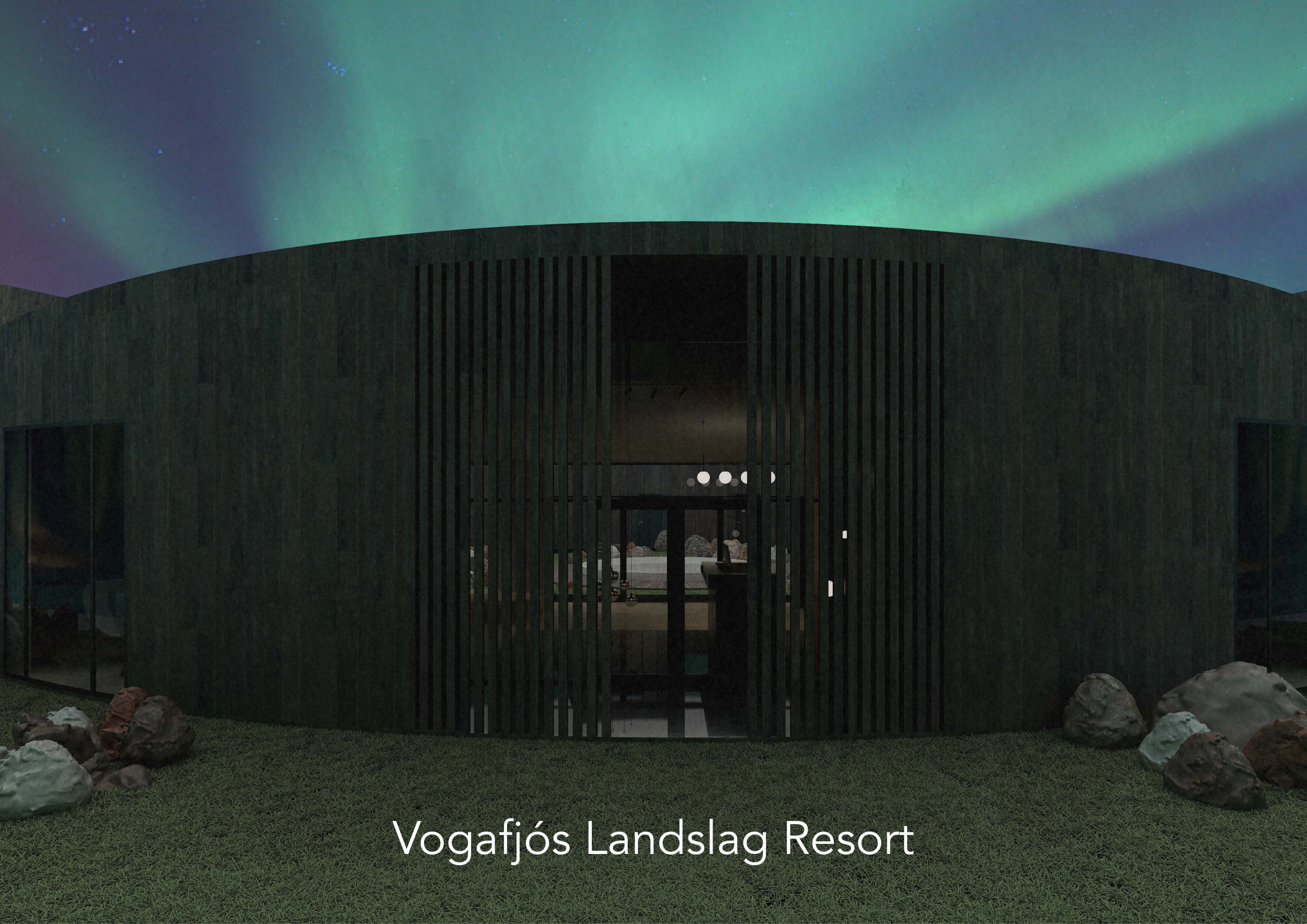 Architecture project // Circular Retreat Embracing Natural Rock and ...