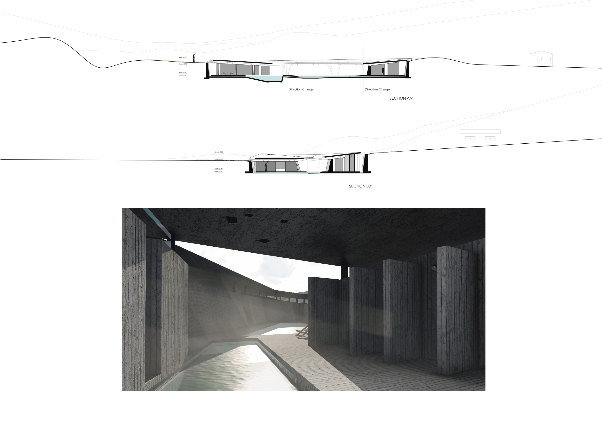 Architecture project // Elevated Observation Deck Crafted from Concrete ...