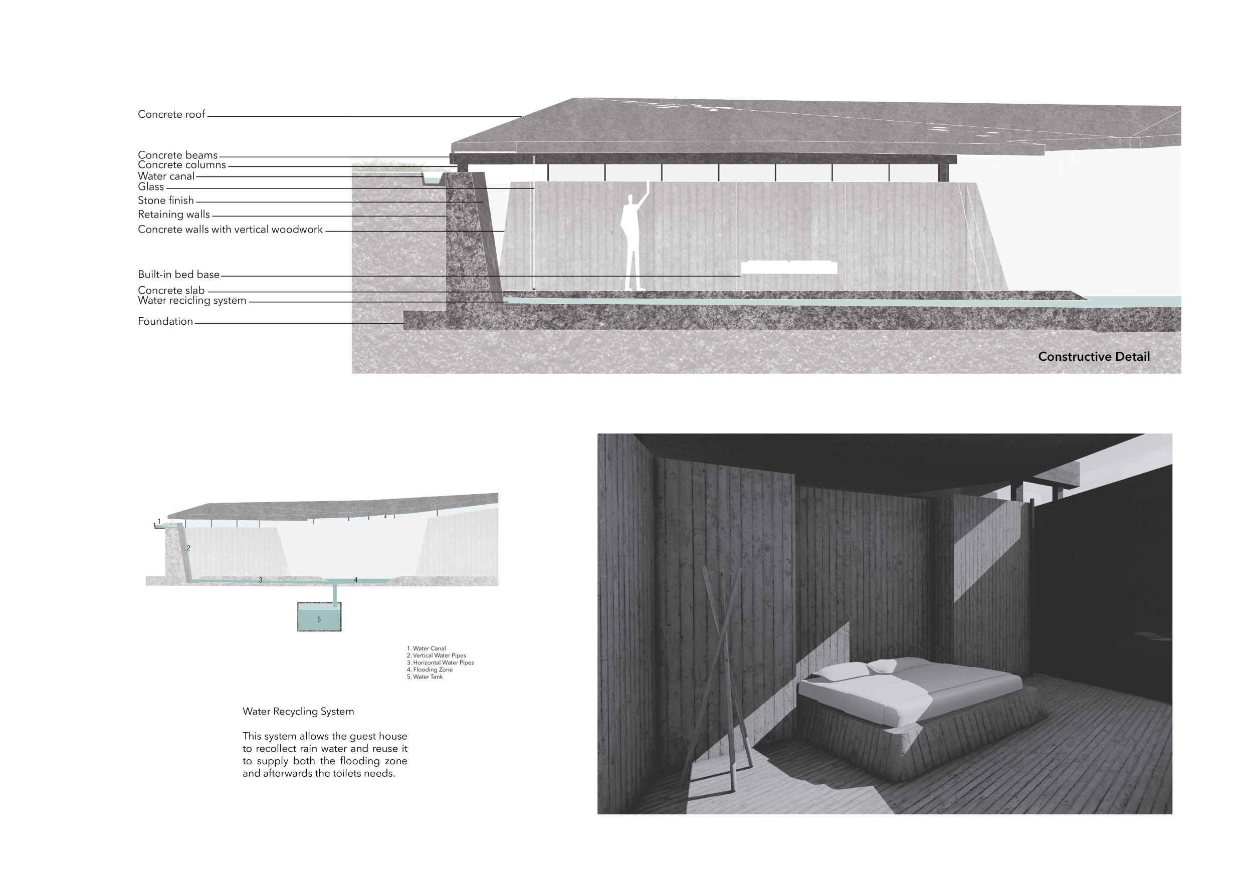 Architecture project // Elevated Observation Deck Crafted from Concrete ...