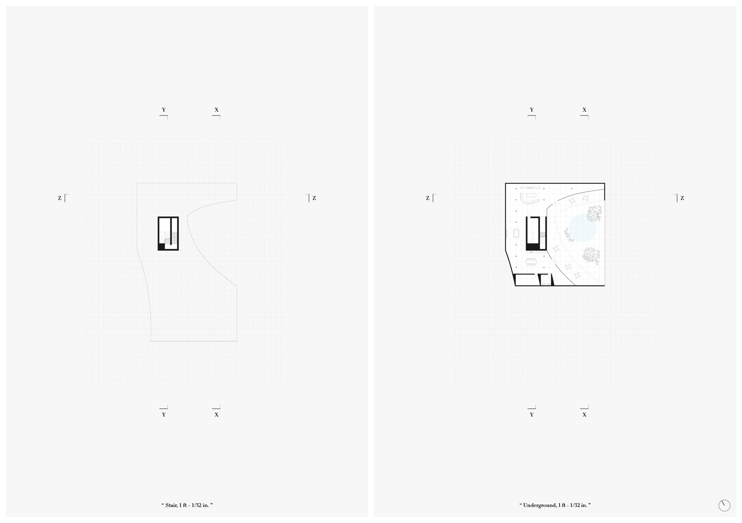Architecture project // Grounded Concrete Form Embracing Views of Hverfjall