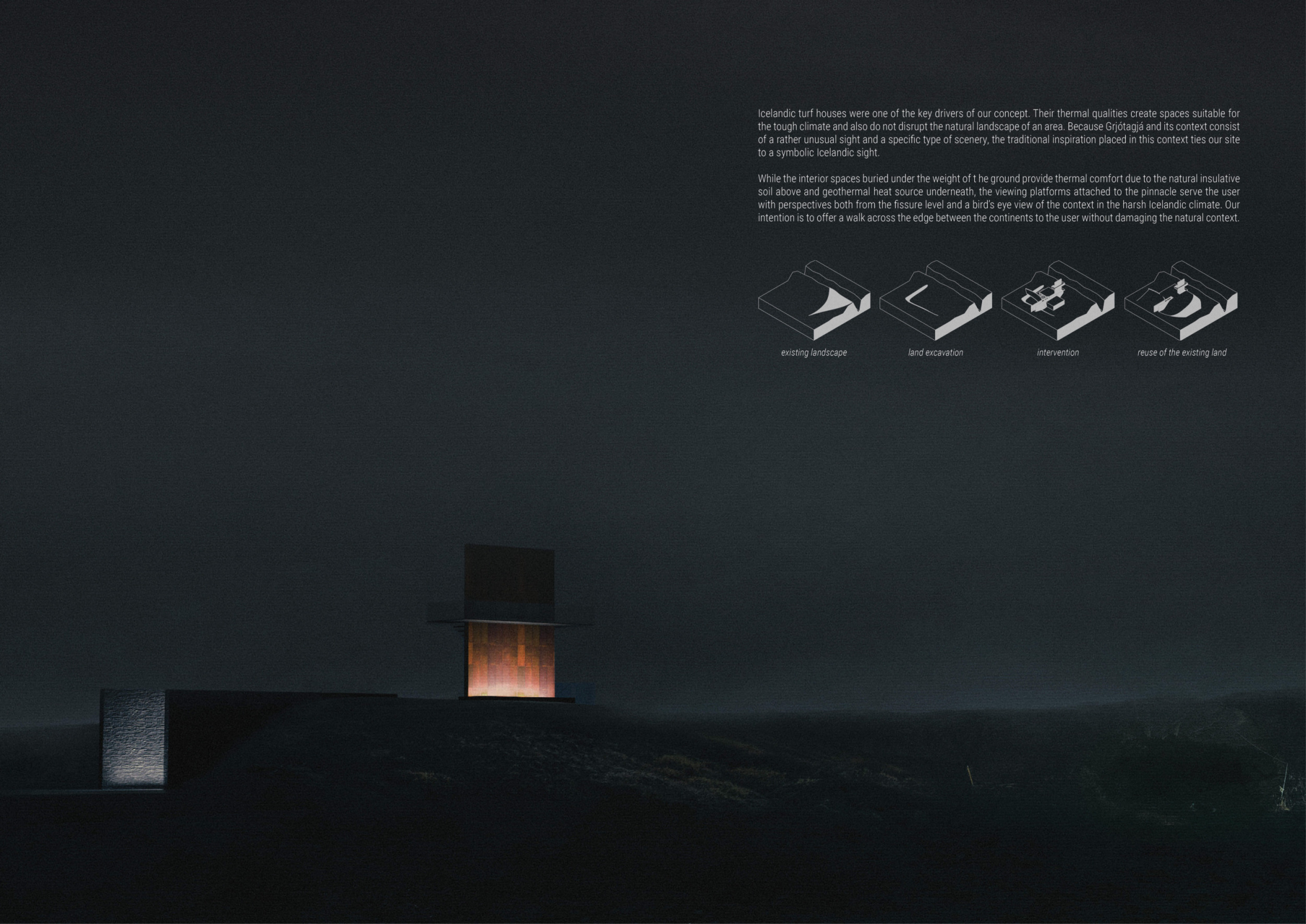 Architecture project // Tectonic Pathways with Reinforced Concrete and ...