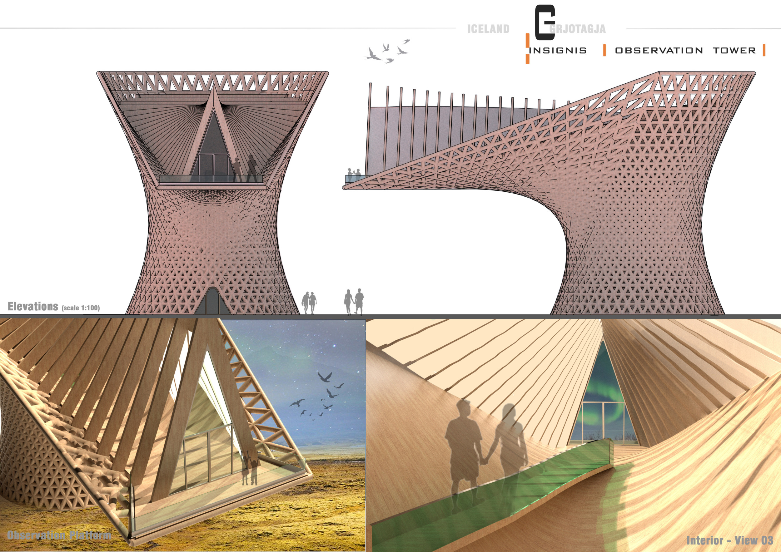Architecture project // Twisted Observation Tower Featuring Sustainable ...