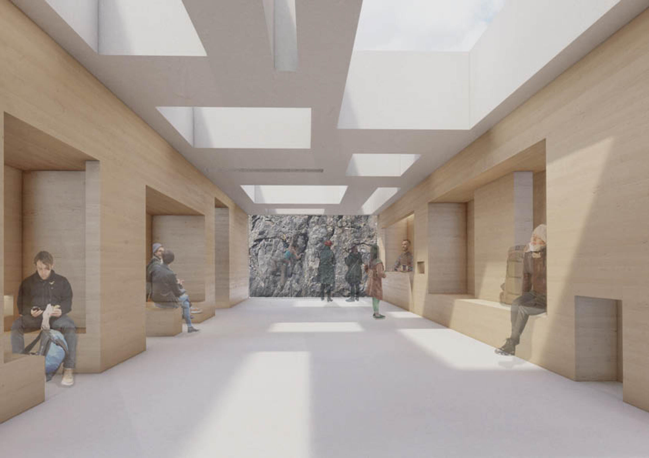 Architecture project // Aperture-Driven Spaces Within Subterranean ...