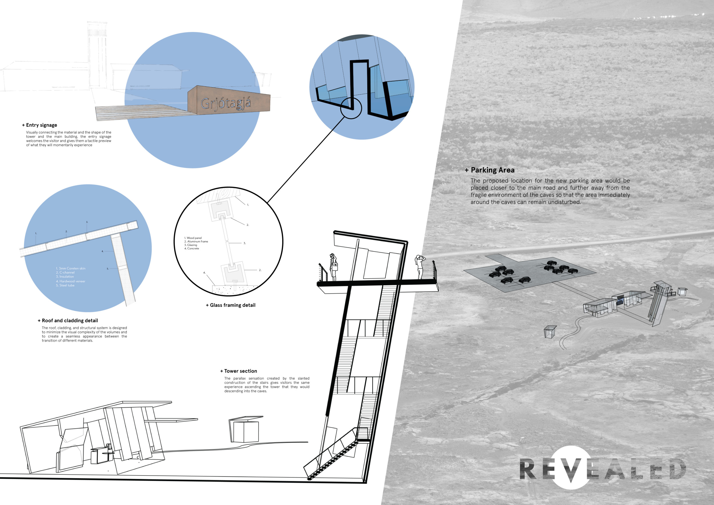 Architecture project // Heavy Timber Boardwalk Exploring Visitor ...