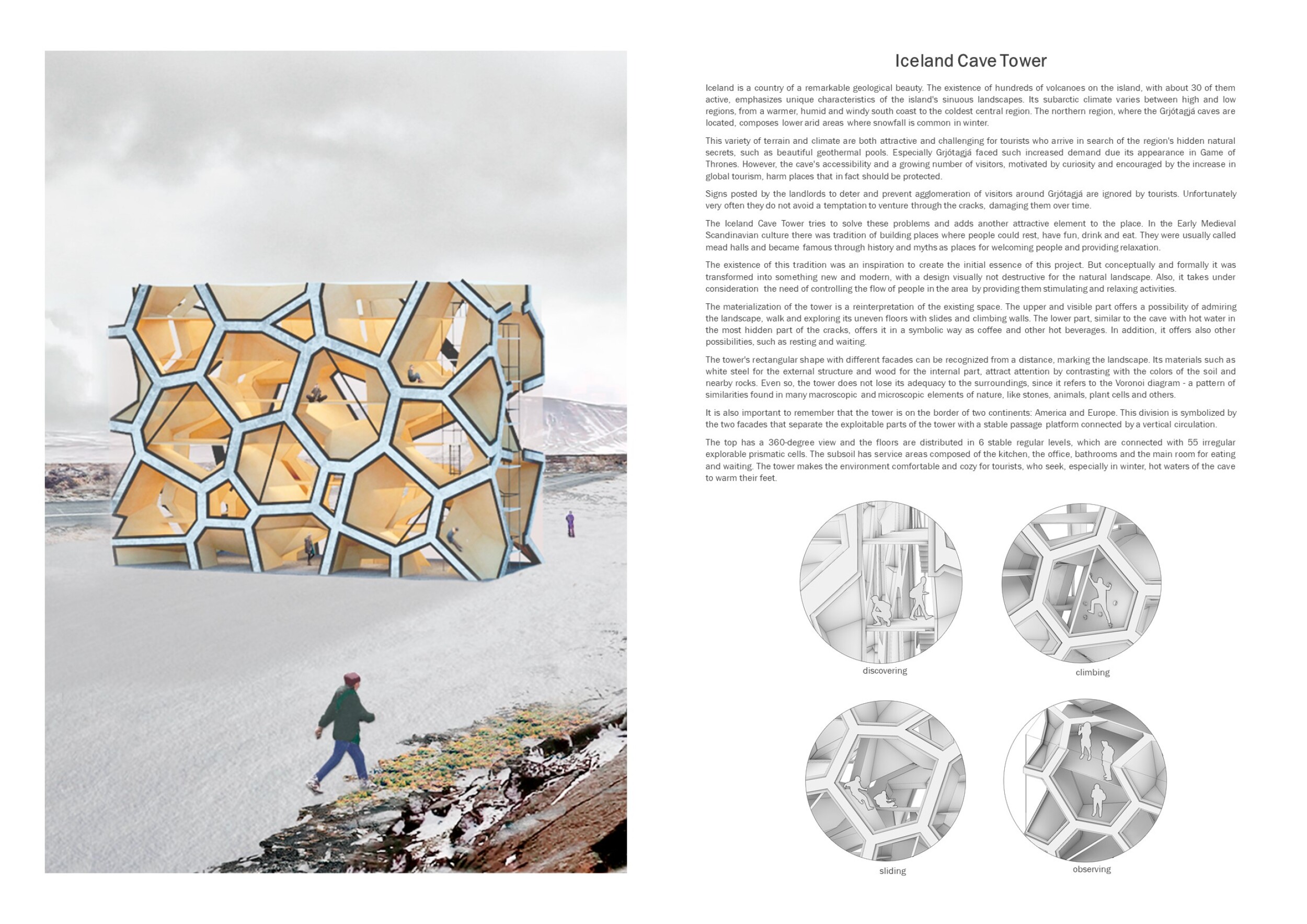 Architecture project // White Steel Structure Overlooking Tectonic ...
