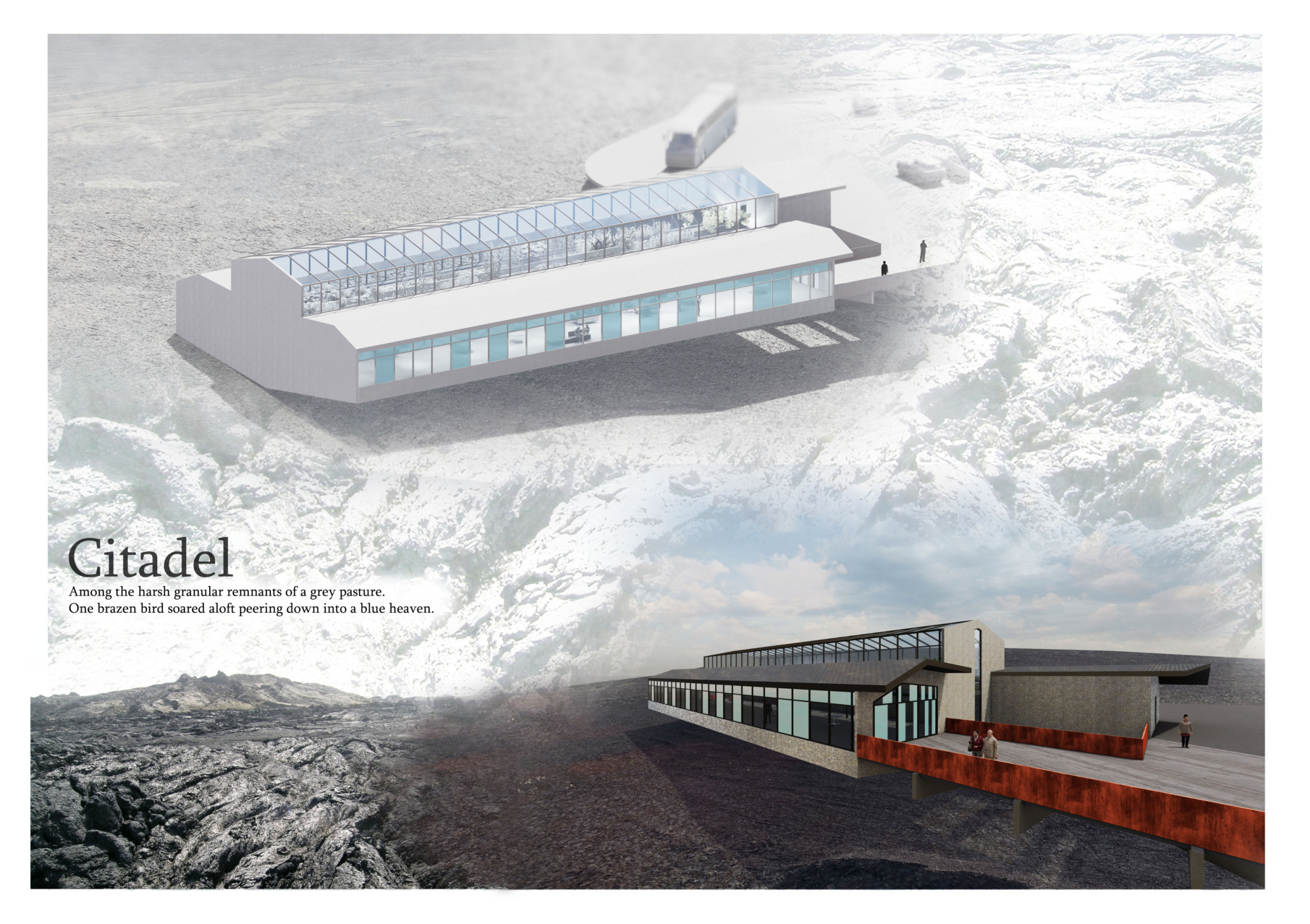 Architecture project // Corten Steel Guardrails and High Iron Glazing ...