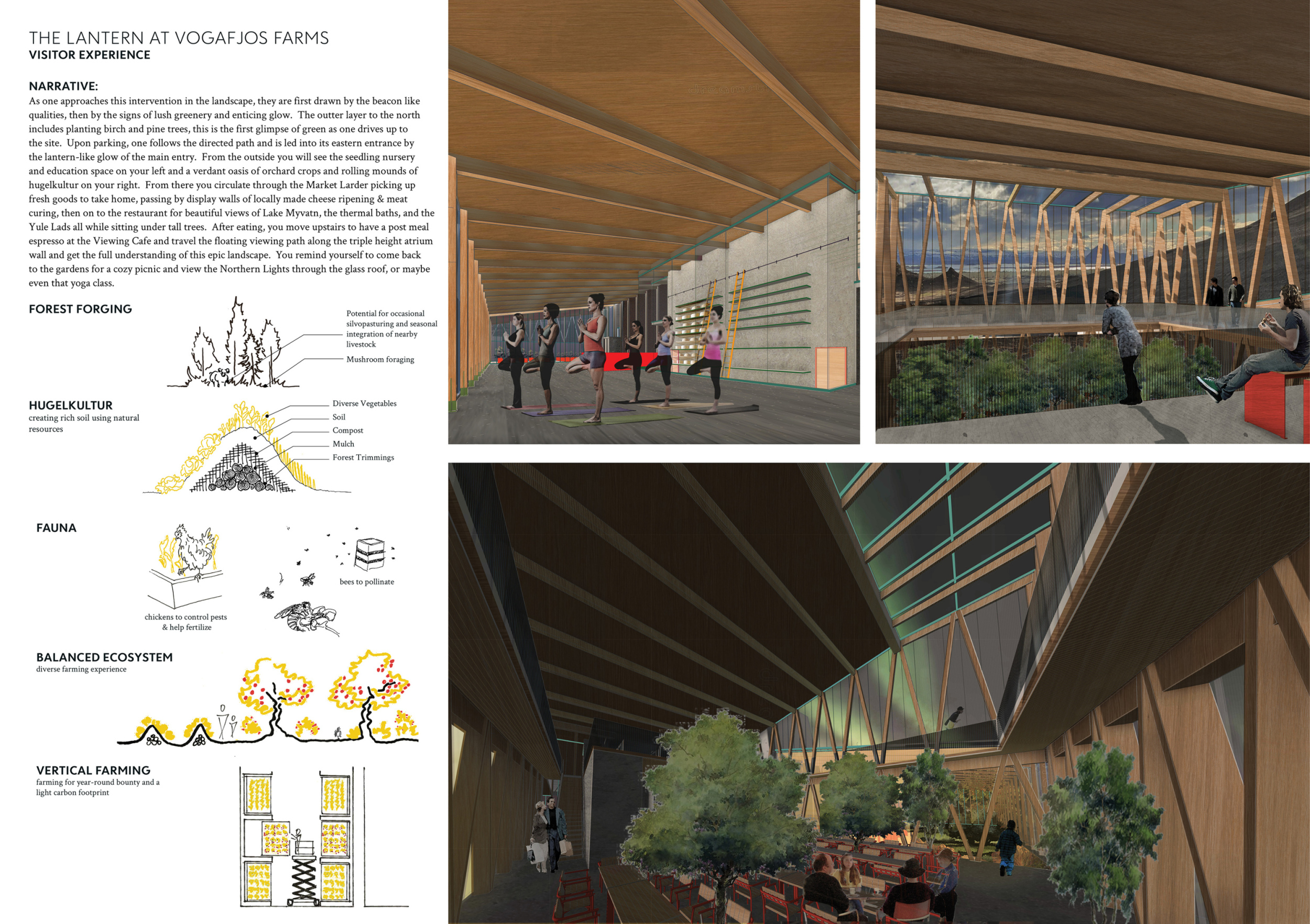 Architecture project // Vertical Farming Structure with Gabion Walls ...