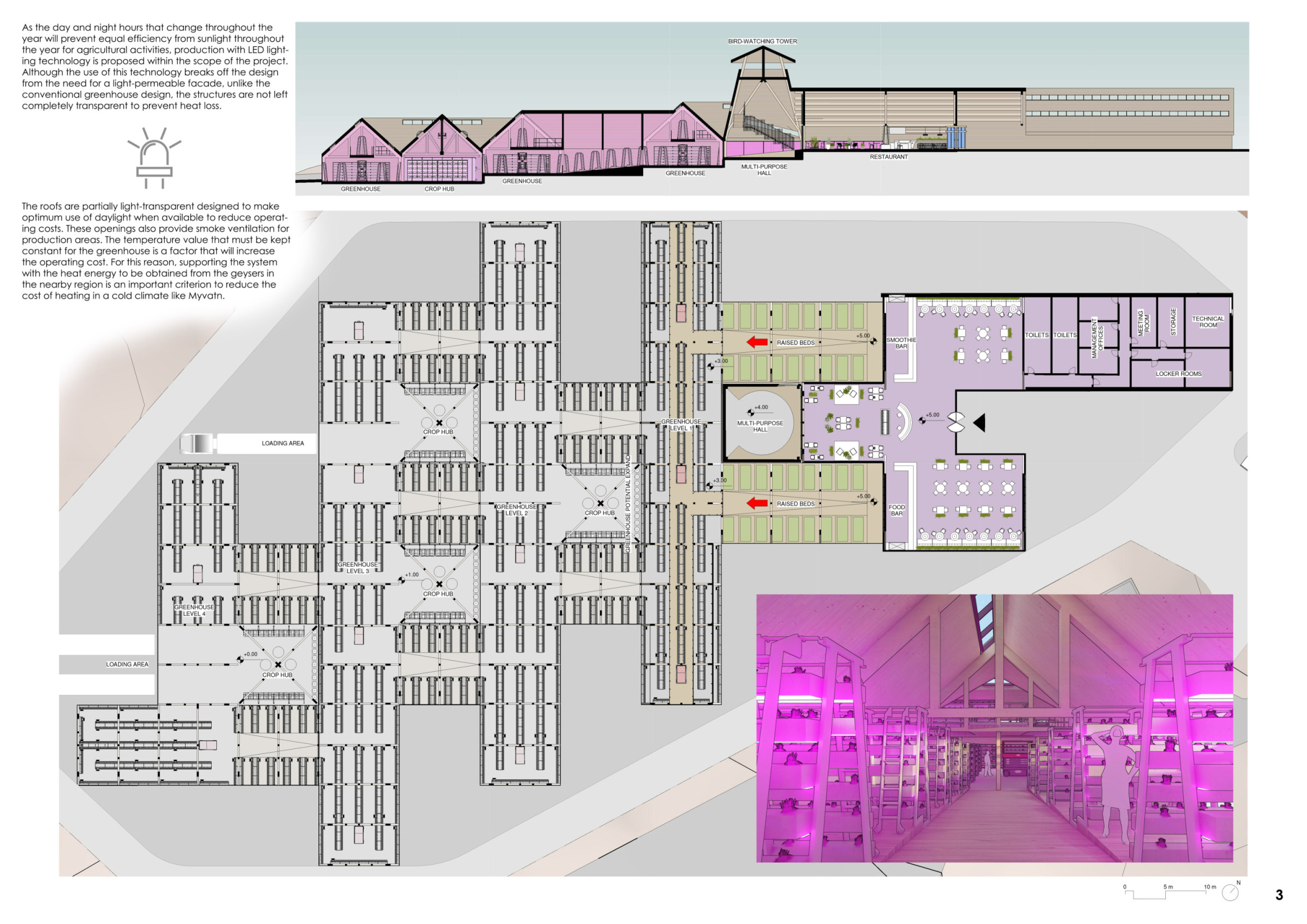 Architecture project // Lava Stone Foundations and Hydroponic Systems ...