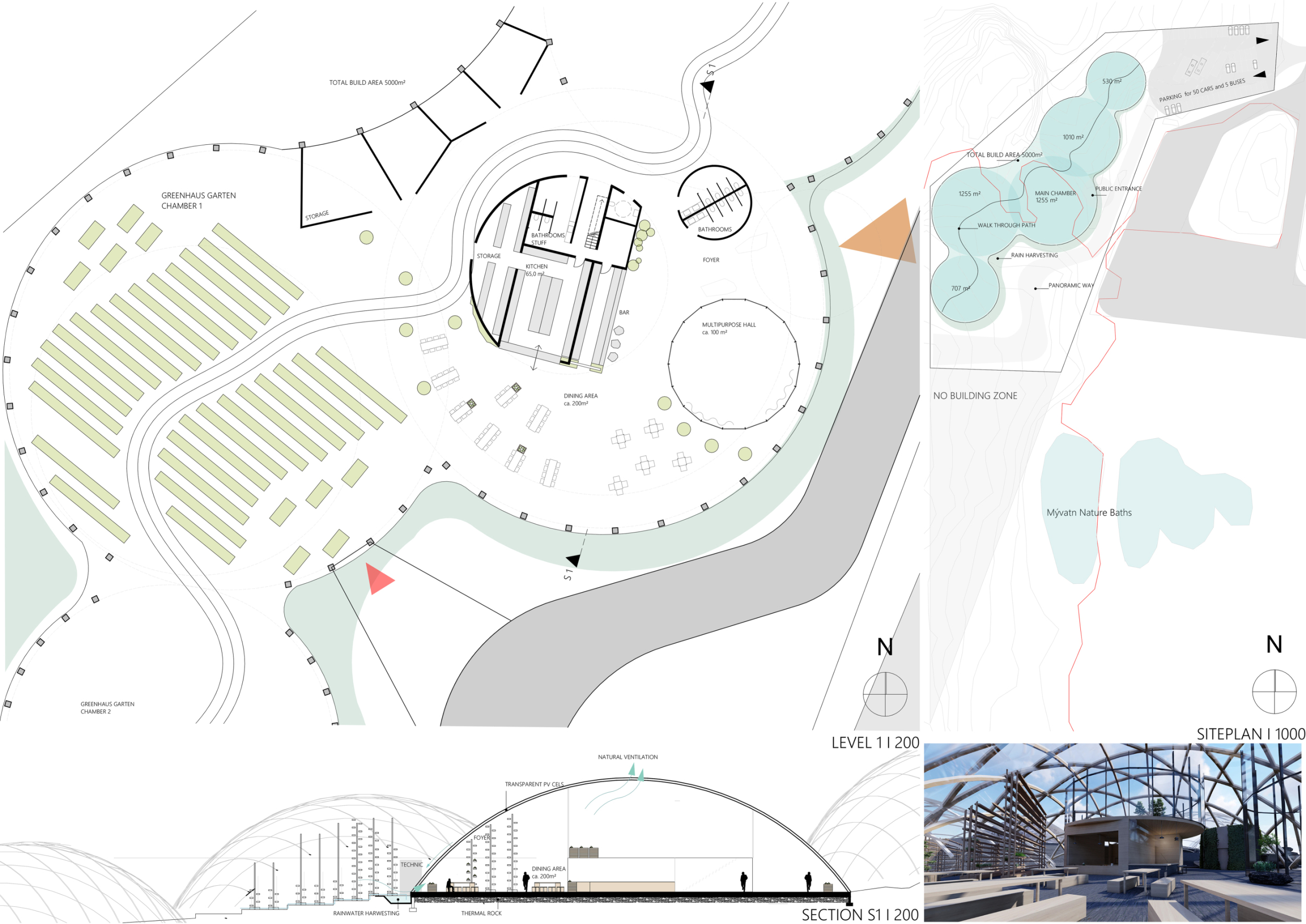 Architecture project // Dome Structure Featuring Lava Stone and ...
