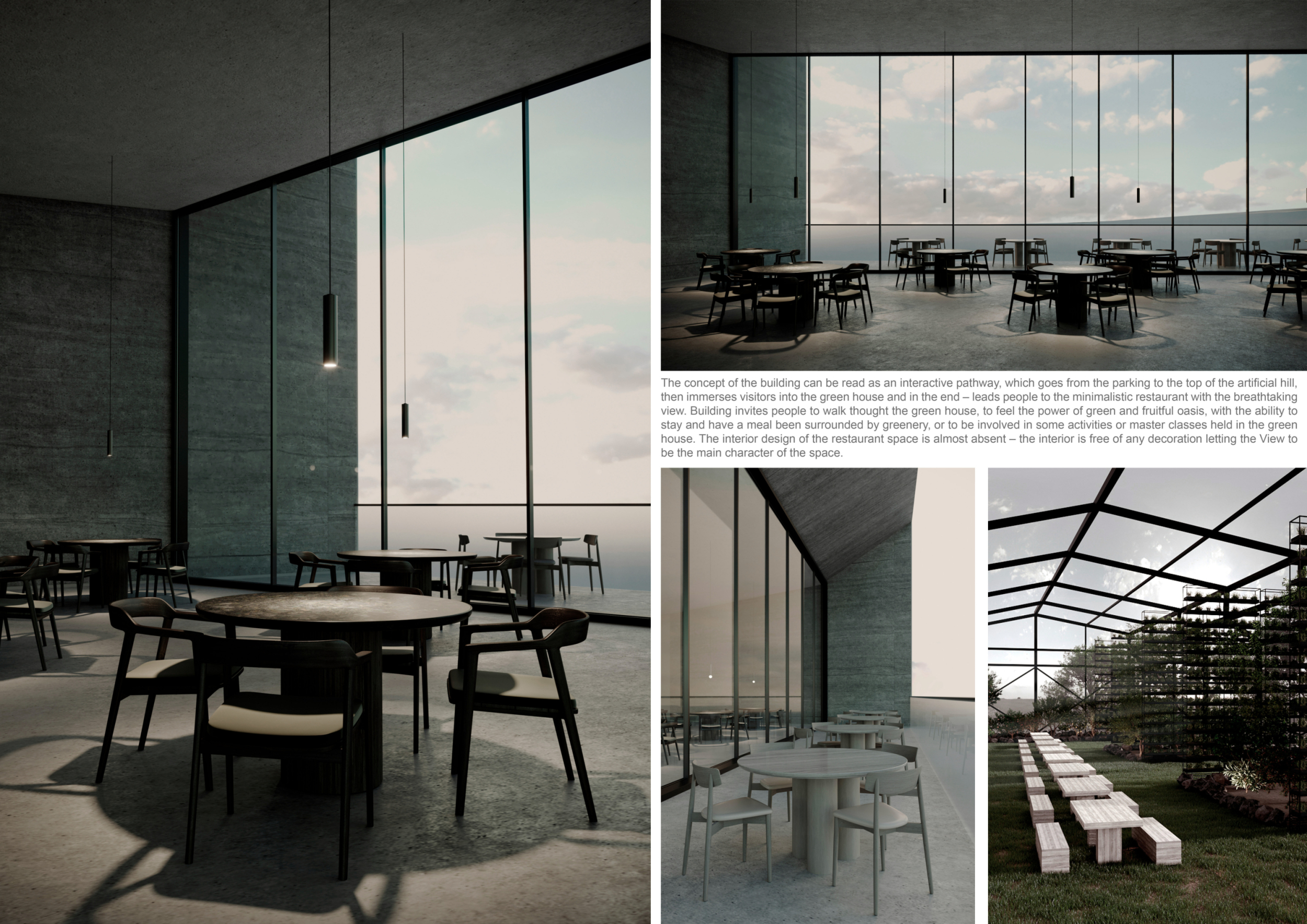 Architecture project // Glass Facades and Greenhouses Overlooking ...