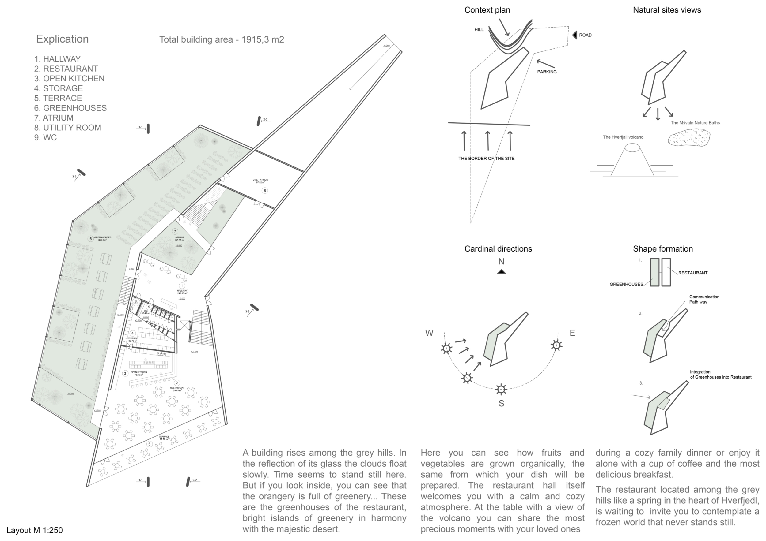 Architecture project // Glass Facades and Greenhouses Overlooking ...