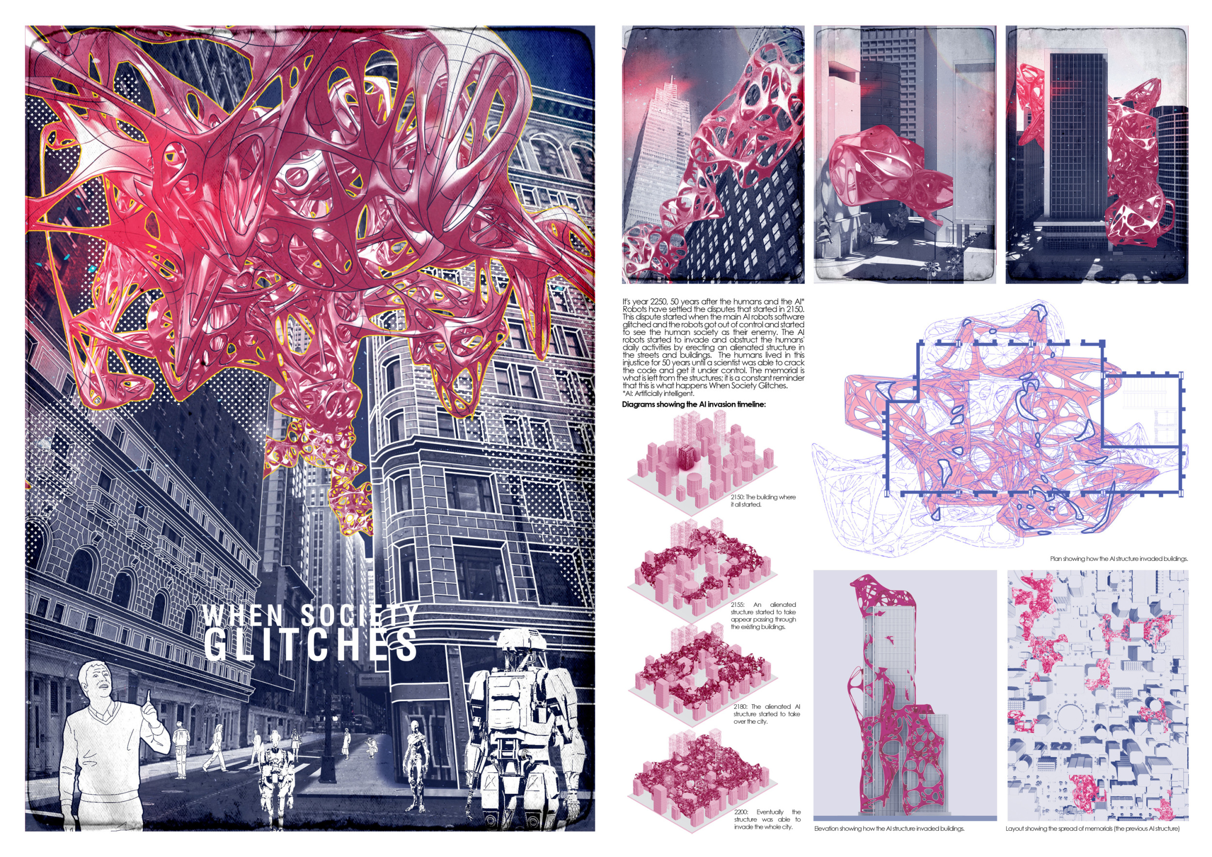 Architecture project // Memorial Spaces Amid Alien Structures ...