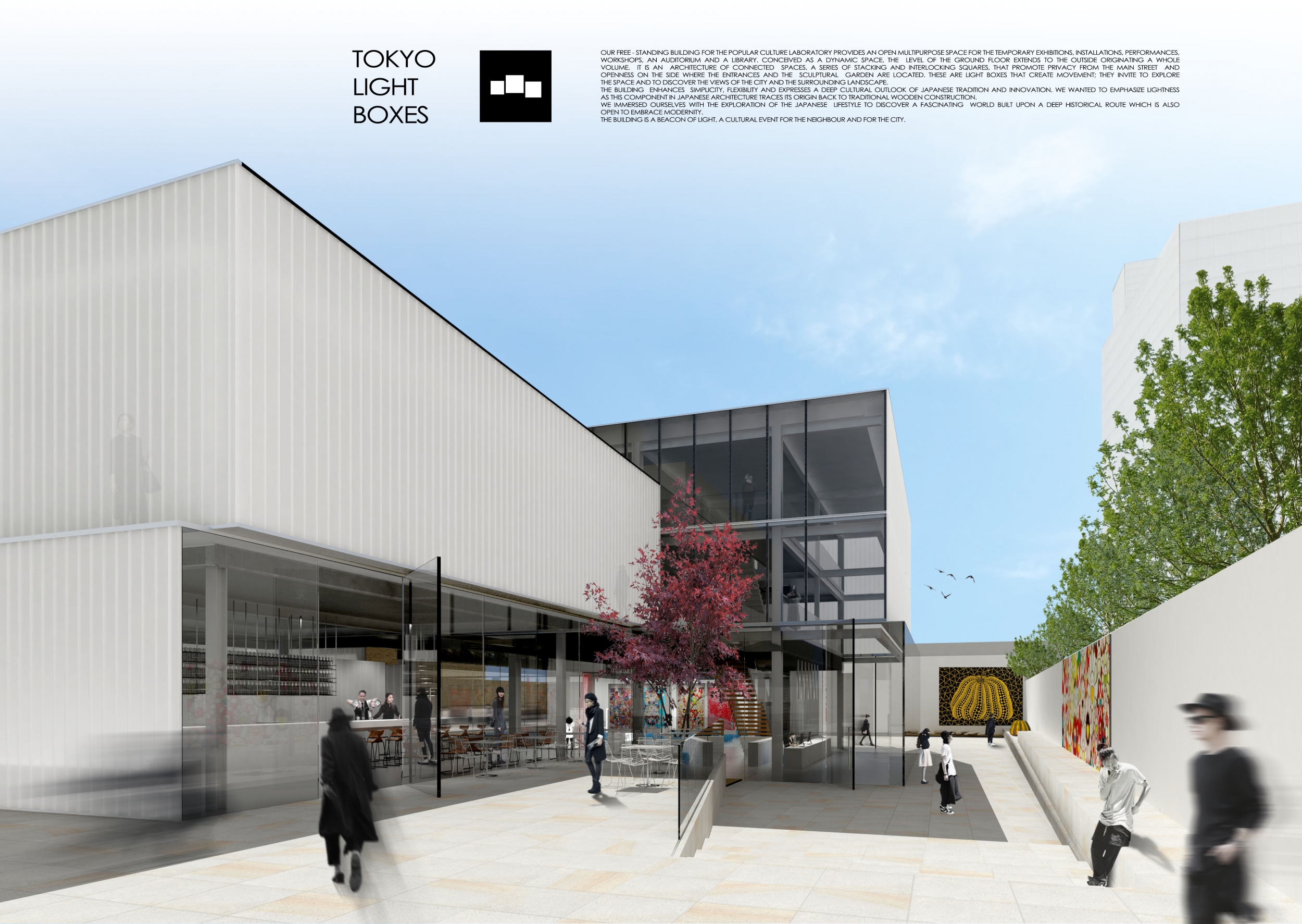Architecture project // Translucent Facade of Polycarbonate Panels and ...