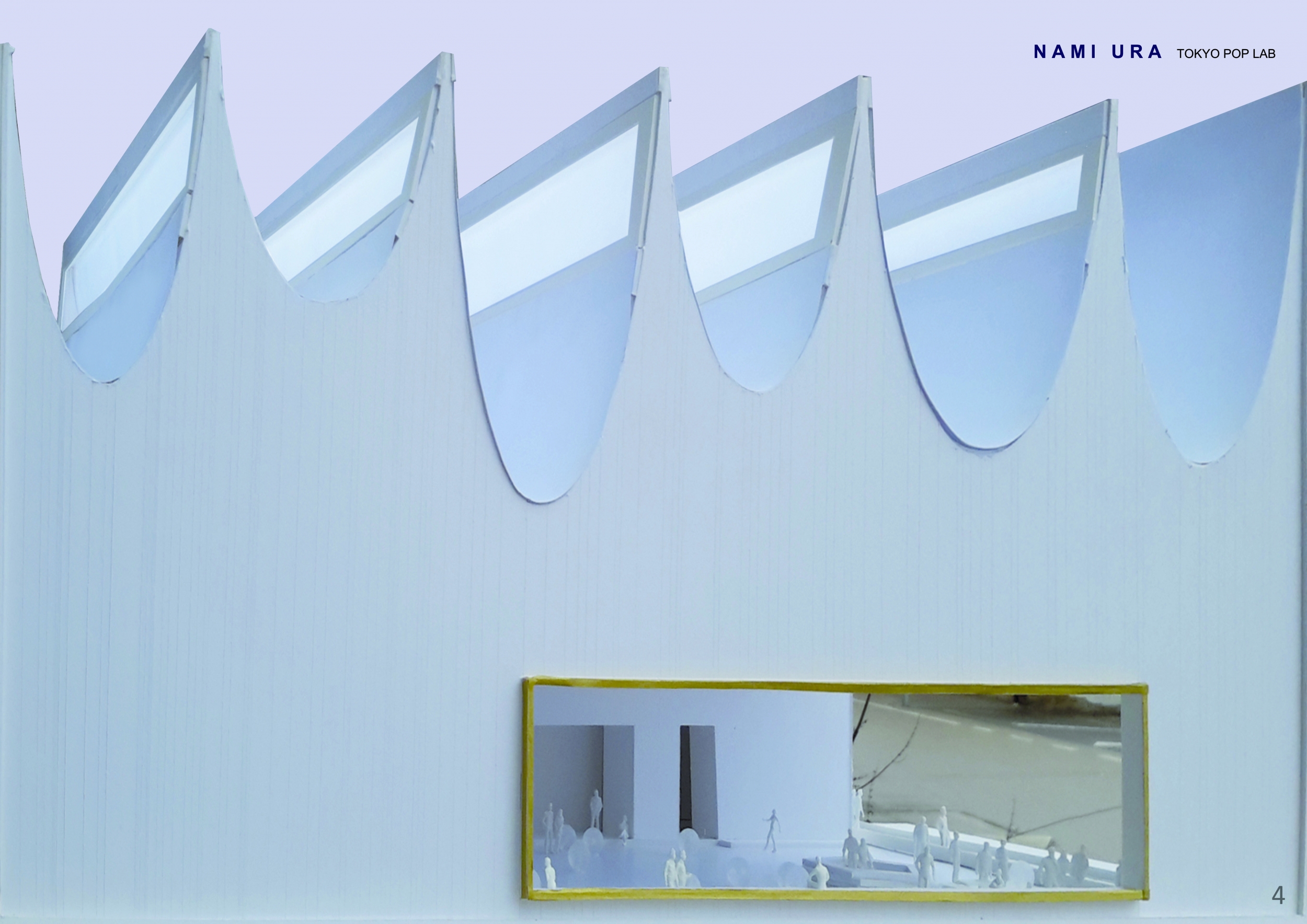 Architecture project // Wave-Like Roof of Aluminum Composite and Glass ...