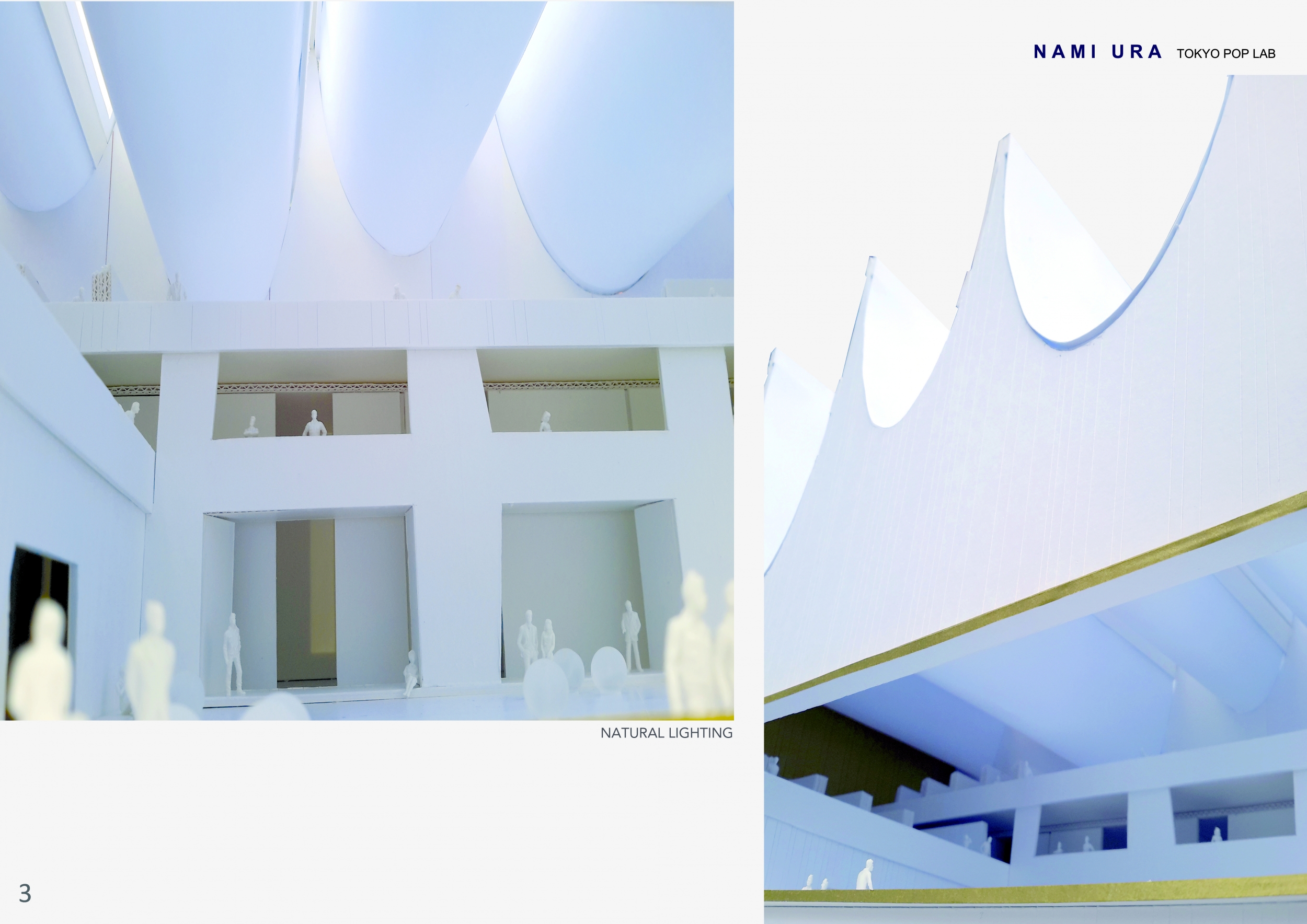 Architecture project // Wave-Like Roof of Aluminum Composite and Glass ...