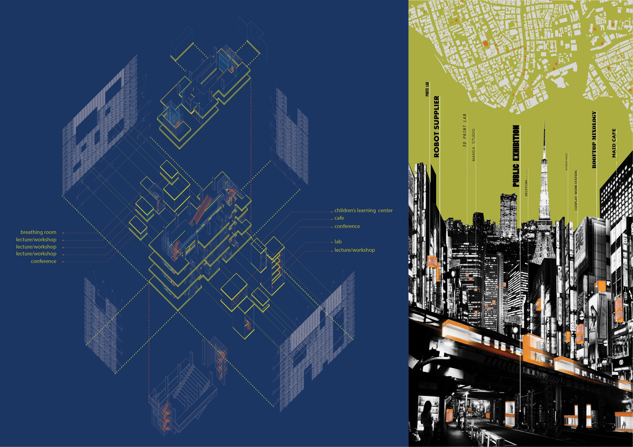 Architecture project // Modular Spaces Crafted with Colorful ...