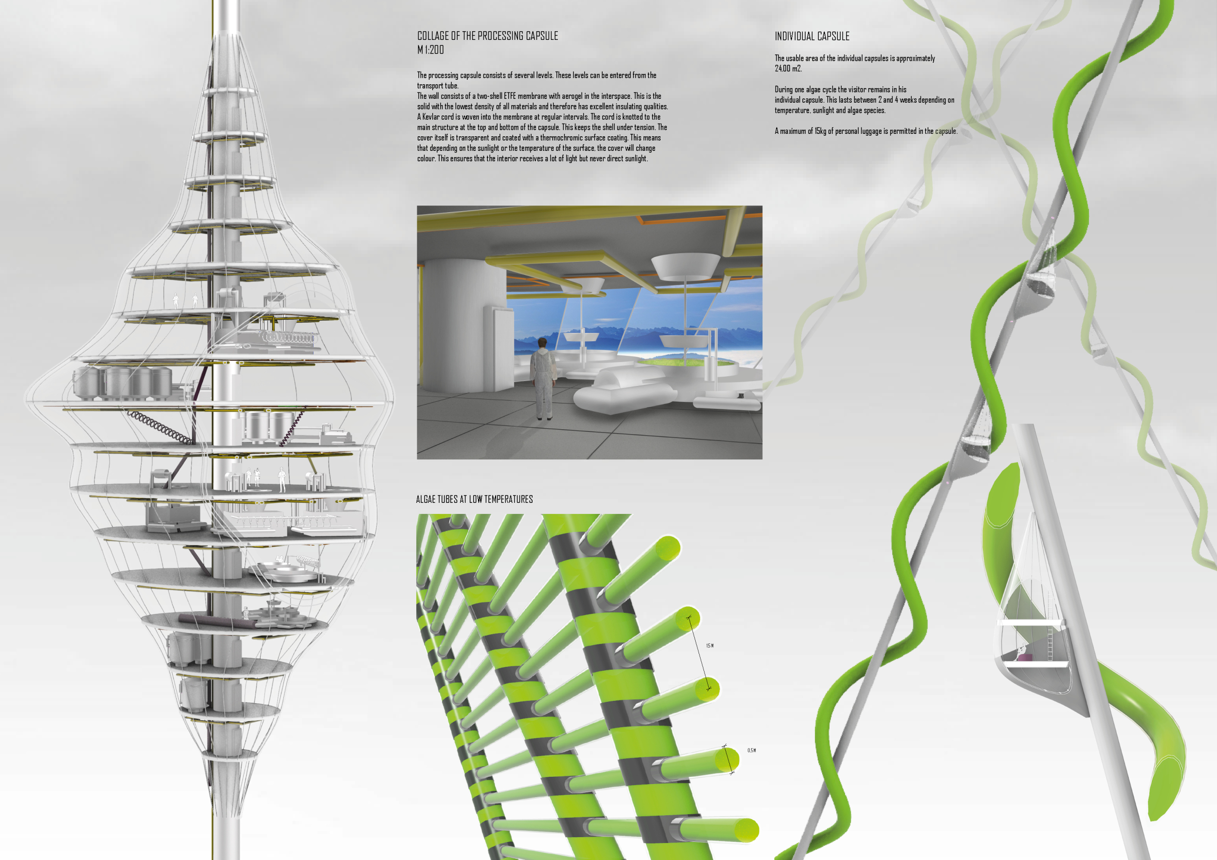 Architecture project // Thermochromic Water Goblets and Drop-Stitch ...