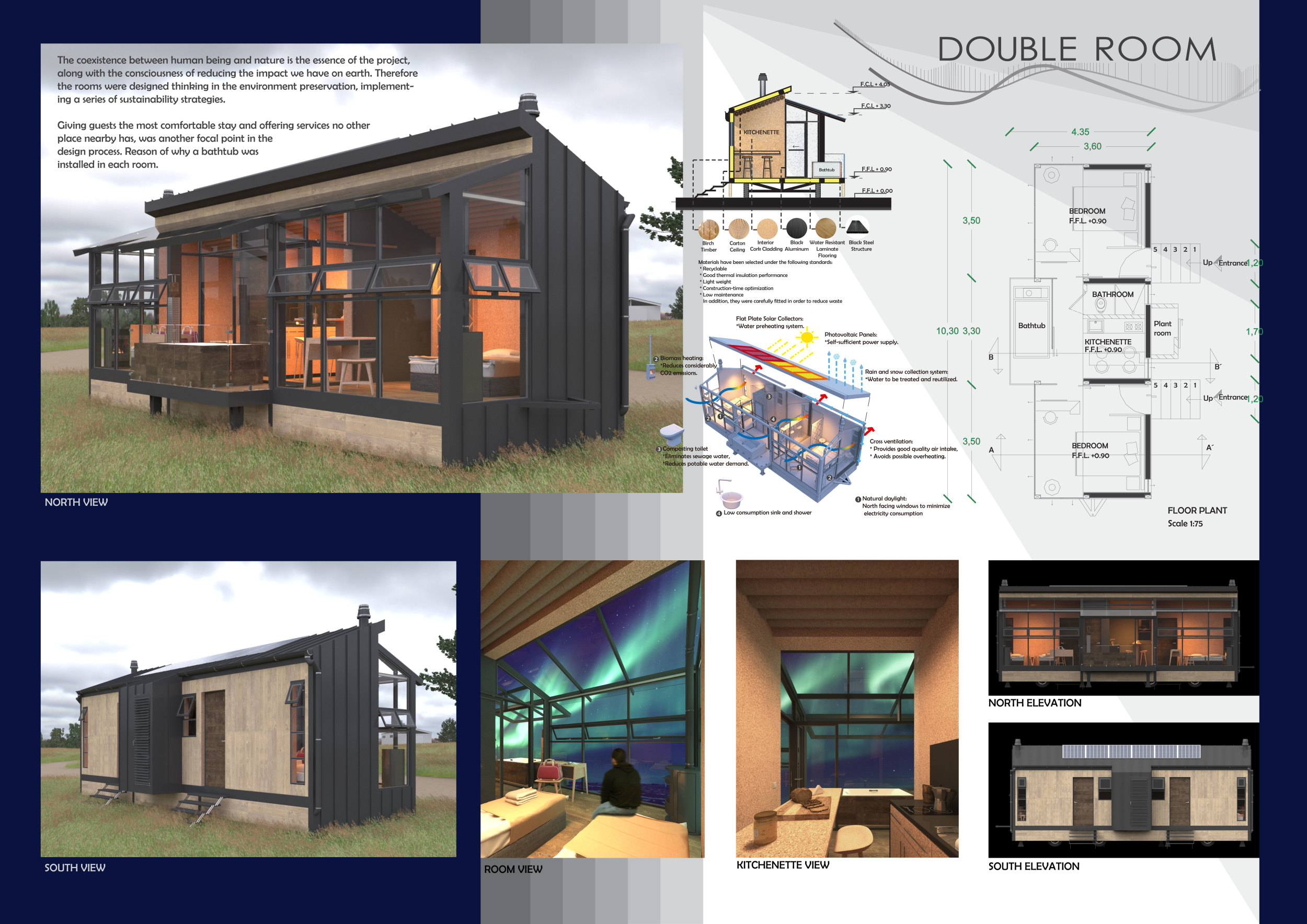 Architecture project // Charred Wood Cladding and Cross-Laminated ...