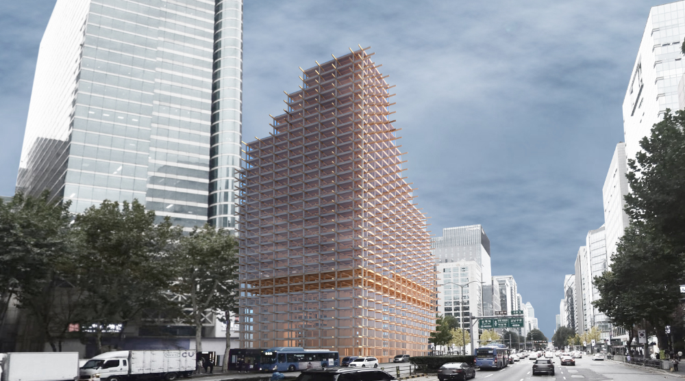 Architecture Competition Timber Skyscraper Challenge Honorable mention ...