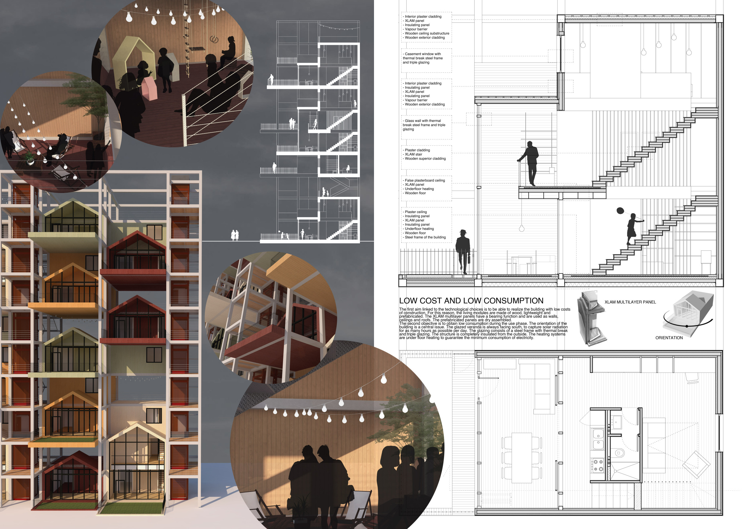 Architecture project // Vertical Living Within a Lightweight Metal ...